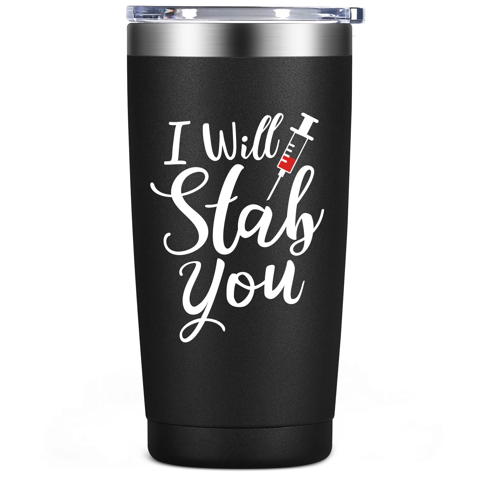 Nurse Gifts for Men Women, Nurse Appreciation Gifts, Nurse Graduation, Birthday, Christmas, Male Nurse Gifts, Cool Nursing Gifts for New Nurse, Nurse Practitioner LPN & RN Gifts, 20oz Tumbler, Black