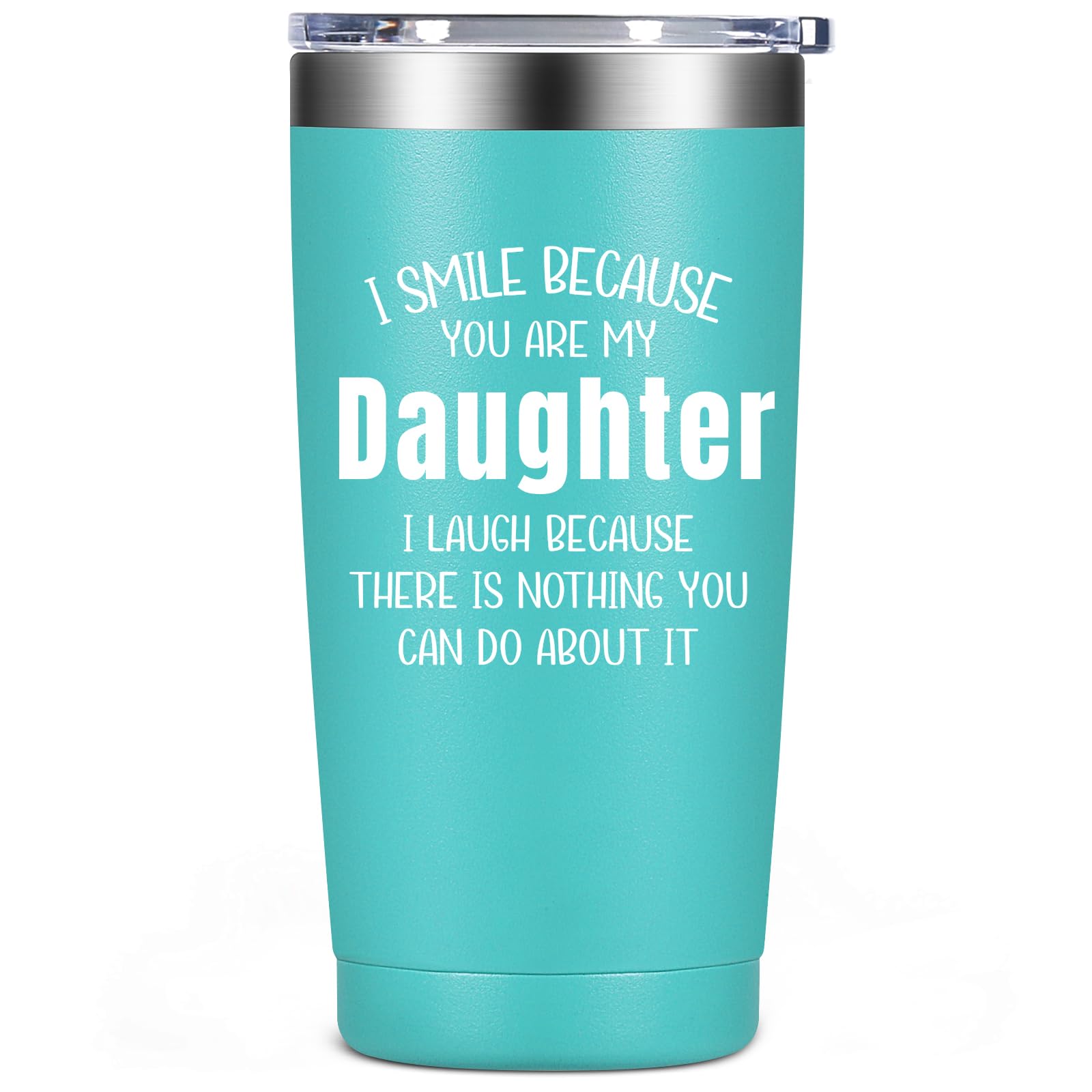 WOELIVE Daughter Gifts from Mom, Dad - Gifts for Daughter - Christmas Birthday Gifts for Daughter, Grown Daughter, Adult Daughter Gifts, 20oz Stainless Steel Insulated Daughter Tumbler