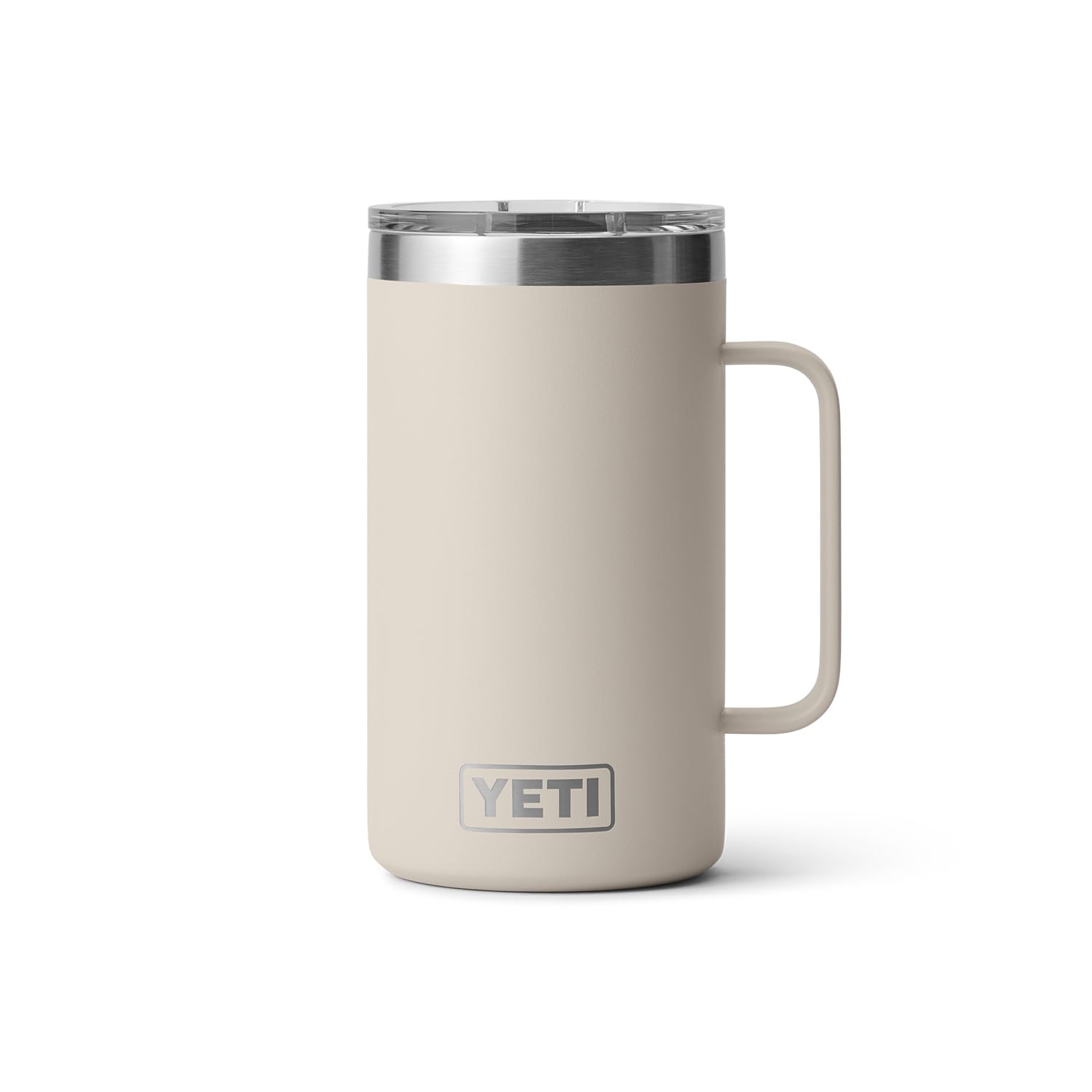 YETI Rambler 24 oz Mug, Vacuum Insulated, Stainless Steel with MagSlider Lid, Cape Taupe