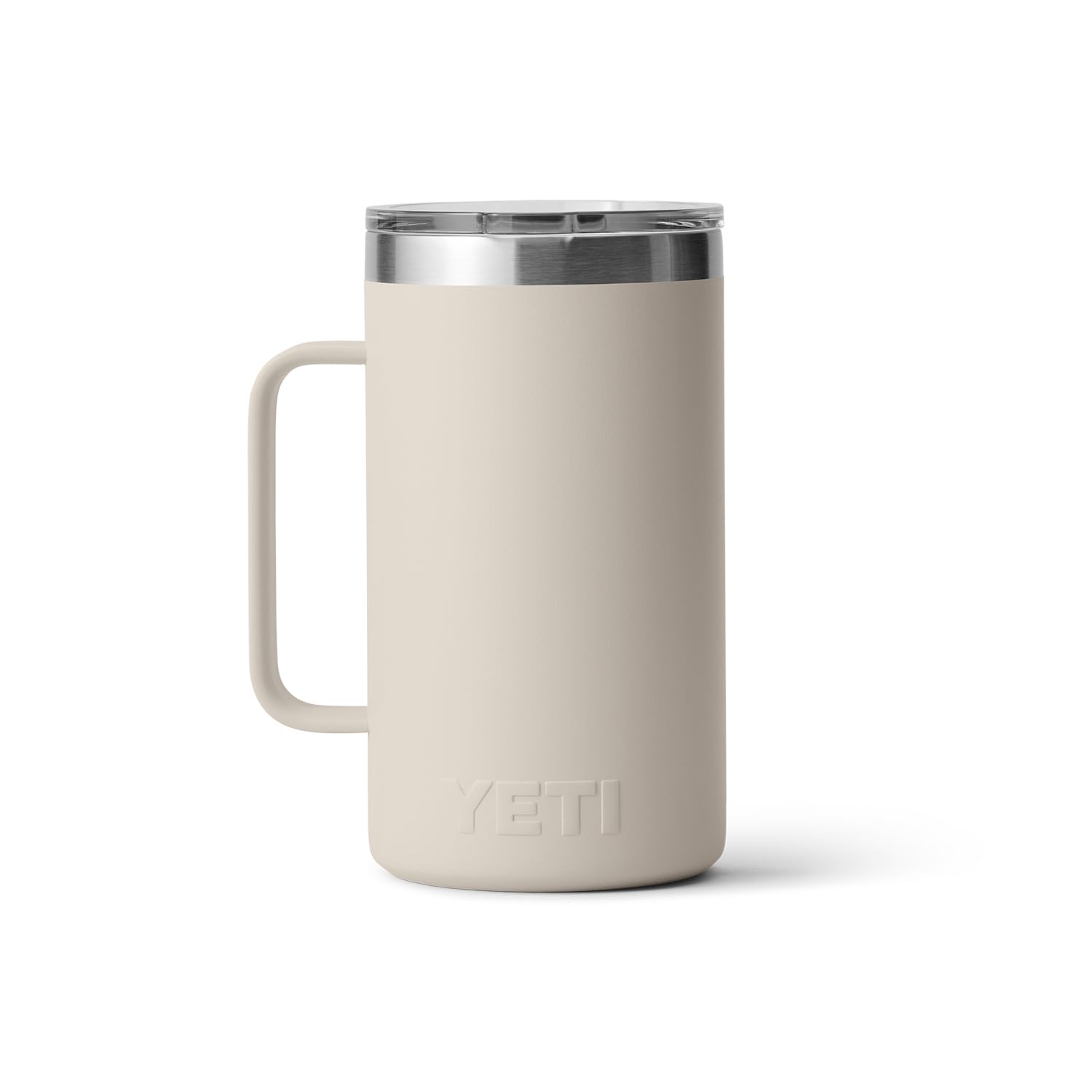 YETI Rambler 24 oz Mug, Vacuum Insulated, Stainless Steel with MagSlider Lid, Cape Taupe