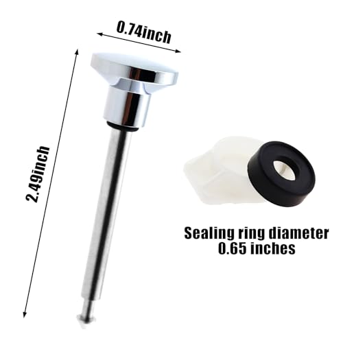 CChiai 2 Sets Bathtub Spout Diverter Repair Kit 2PCS Switching Stem 2PCS Cup Seal 2PCS Gate Bathroom Shower Tub Faucet Leak Repair Replacement Part
