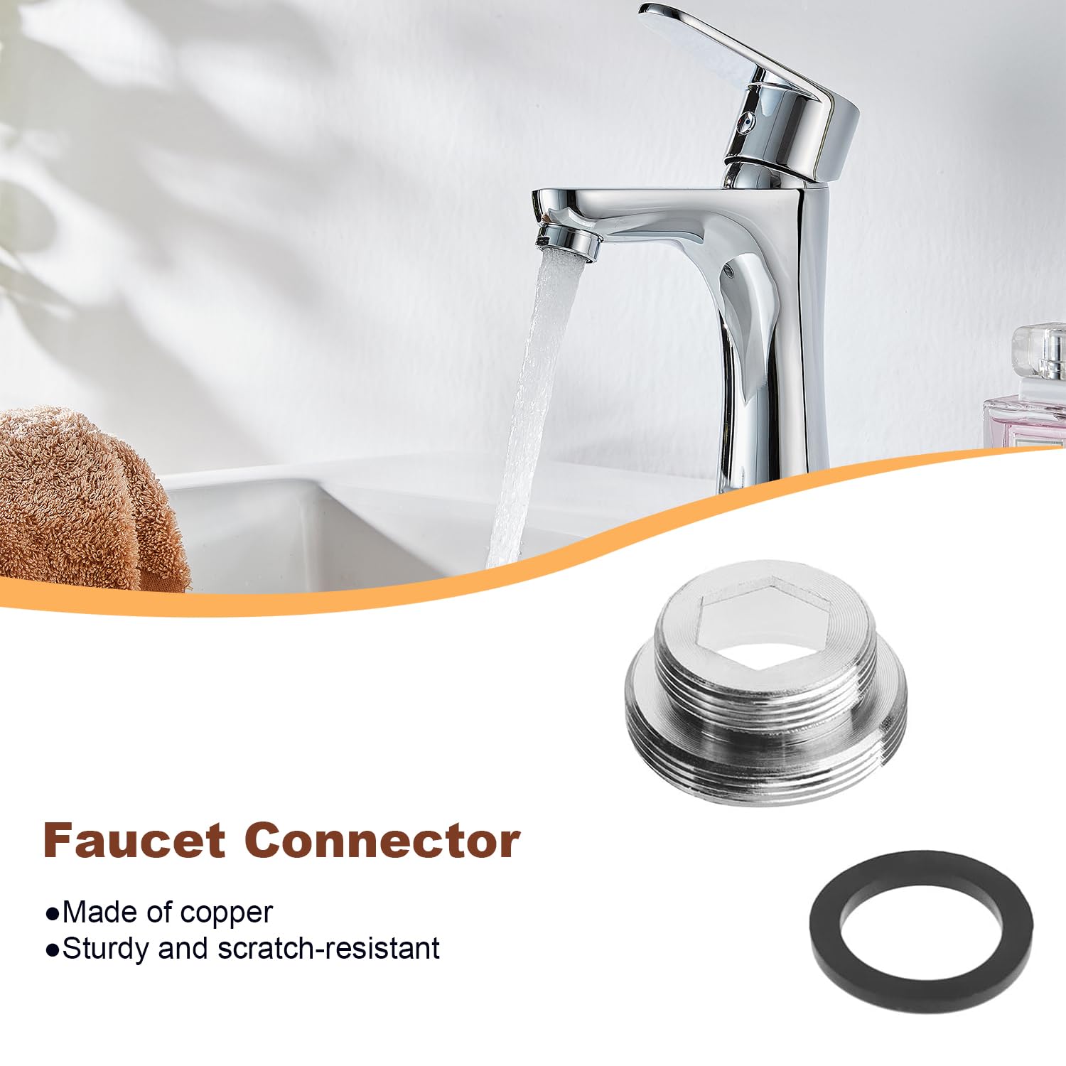 10 pcs Faucet Adapter Kit, CNYMANY Kitchen Aerator Adapter Set Male M20 Female Sink Adapter Connecting Garden Hose Water Filter Standard Hose via Diverter