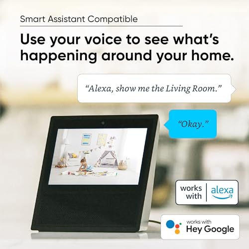 Wyze Cam Pan v2, Pan/Tilt/Zoom Indoor Wi-Fi Smart Home Security Camera with 1080p Color Night Vision, Motion and Sound Detection for Baby & Pet, Compatible with Alexa & Google Assistant, White