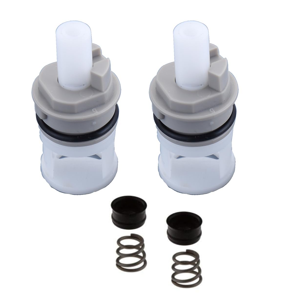 2 Pack Faucet Cartridge Repair Kit Compatible with Bathroom Stem for Delta, Glacier Bay and Luxtra Sink Faucets