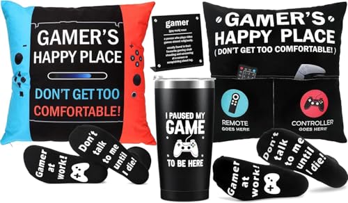 TuSuQing Gamer Christmas Gifts for Teenage Boys, Boyfriend Best Gaming Easter Basket Stuffers Gifts for Men Teen Boys Girls Kids Him Son Husband Video Game Lover Room Decor