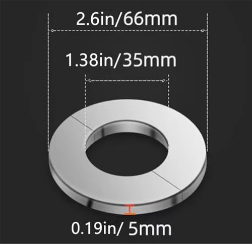 Stainless Steel Wall Split Flange Self-Adhesive tape Round Escutcheon Various pipes Plate Cover for Water Pipe Faucet Decoration Accessories (32mm/1.26in)