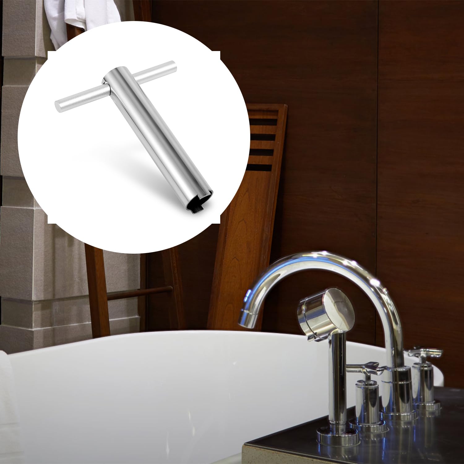 Cartridge Retainer Removal Tool with Handle for Moen 14272/1224/1234/1248, Replacement Cartridge Puller Faucet Cartridge Removal Tool for Bathtub Replacement Part