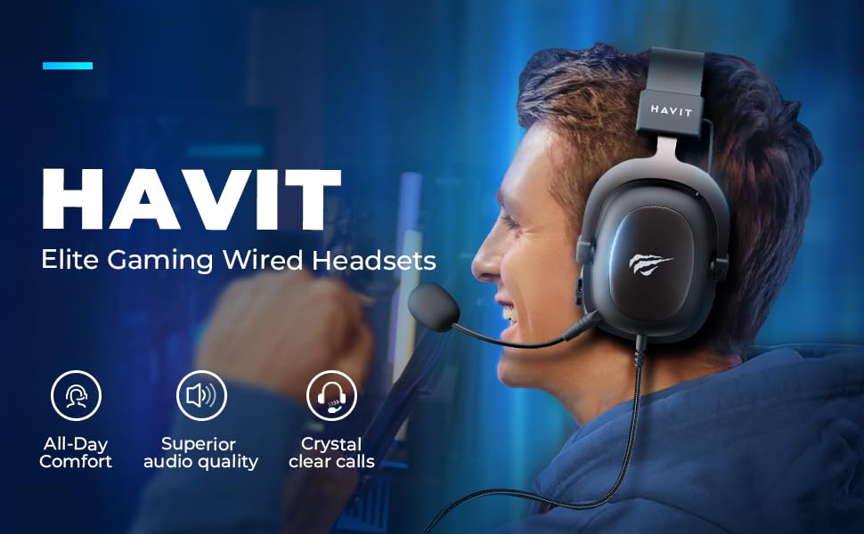 Gaming Headphones Bundle with Active Noise Cancelling Over Ear Headphones