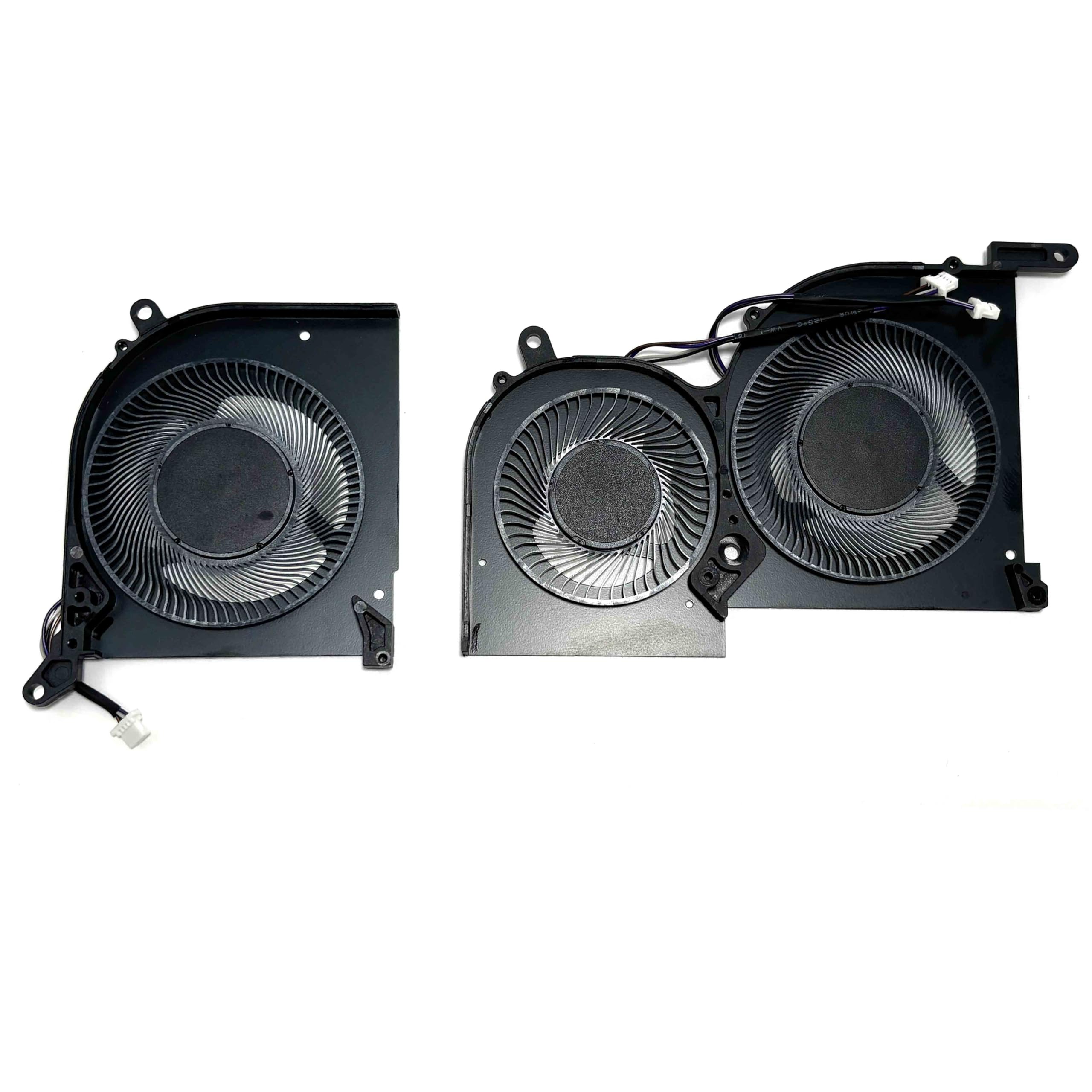 BestParts New CPU+GPU Fan Replacement for MSI Stealth GS66 (12th Gen Processor), 2x Cooling Fans, 2.5W, 6000 RPM, 5V, 4-Pin, 41dB, Laptop