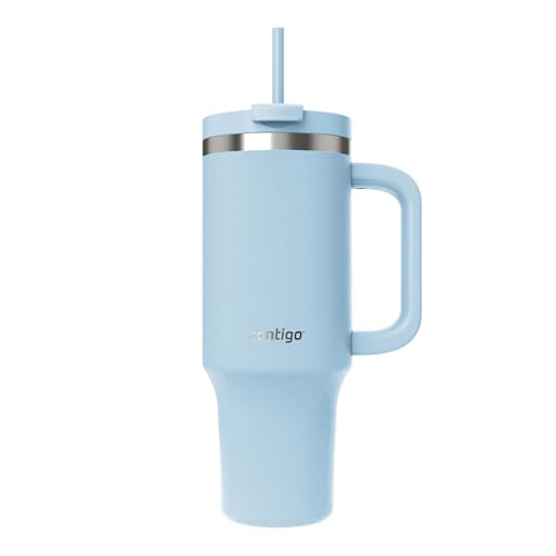 Contigo Streeterville 40oz Tumbler, Stainless Steel Vacuum Insulated, Leak-Proof, Cold for 29 Hours, Glacier