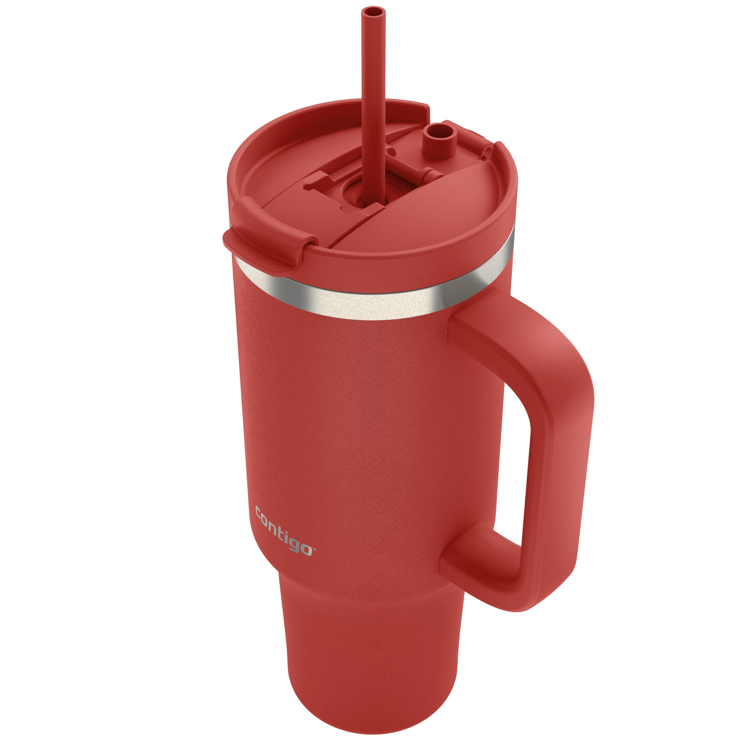 Contigo Streeterville 40oz Tumbler, Stainless Steel Vacuum Insulated, Leak-Proof, Cold for 29 Hours,Goji Berry