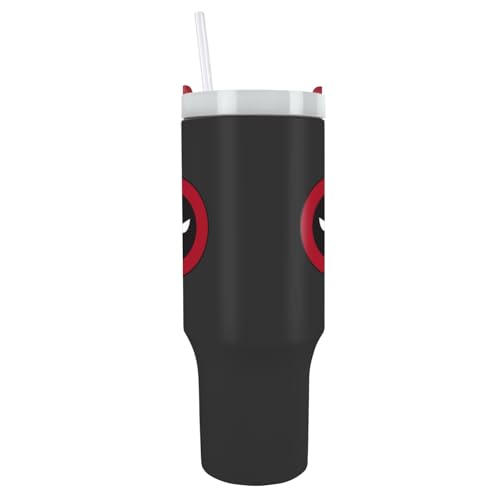 PYRAMID PYRAMID MDB2401799 DEADPOOL (SYMBOL) 40oz/1200ML TUMBLER Collectible, Multicolor, One Size