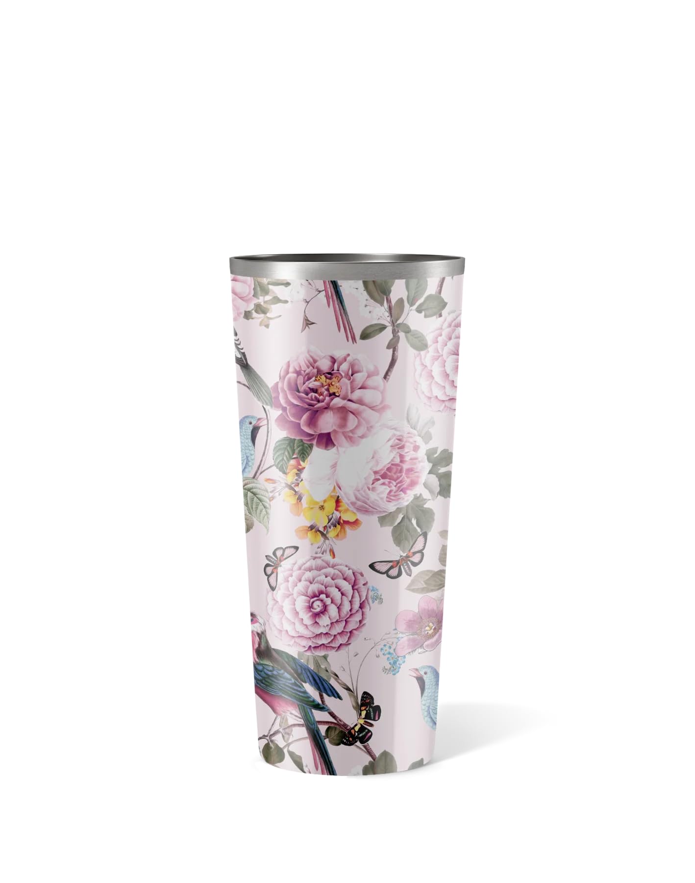 Bougie Primavera Insulated Tumbler, Gift Tube, 22-Ounces, Stainless Steel, Multicolor, Kitchen Décor