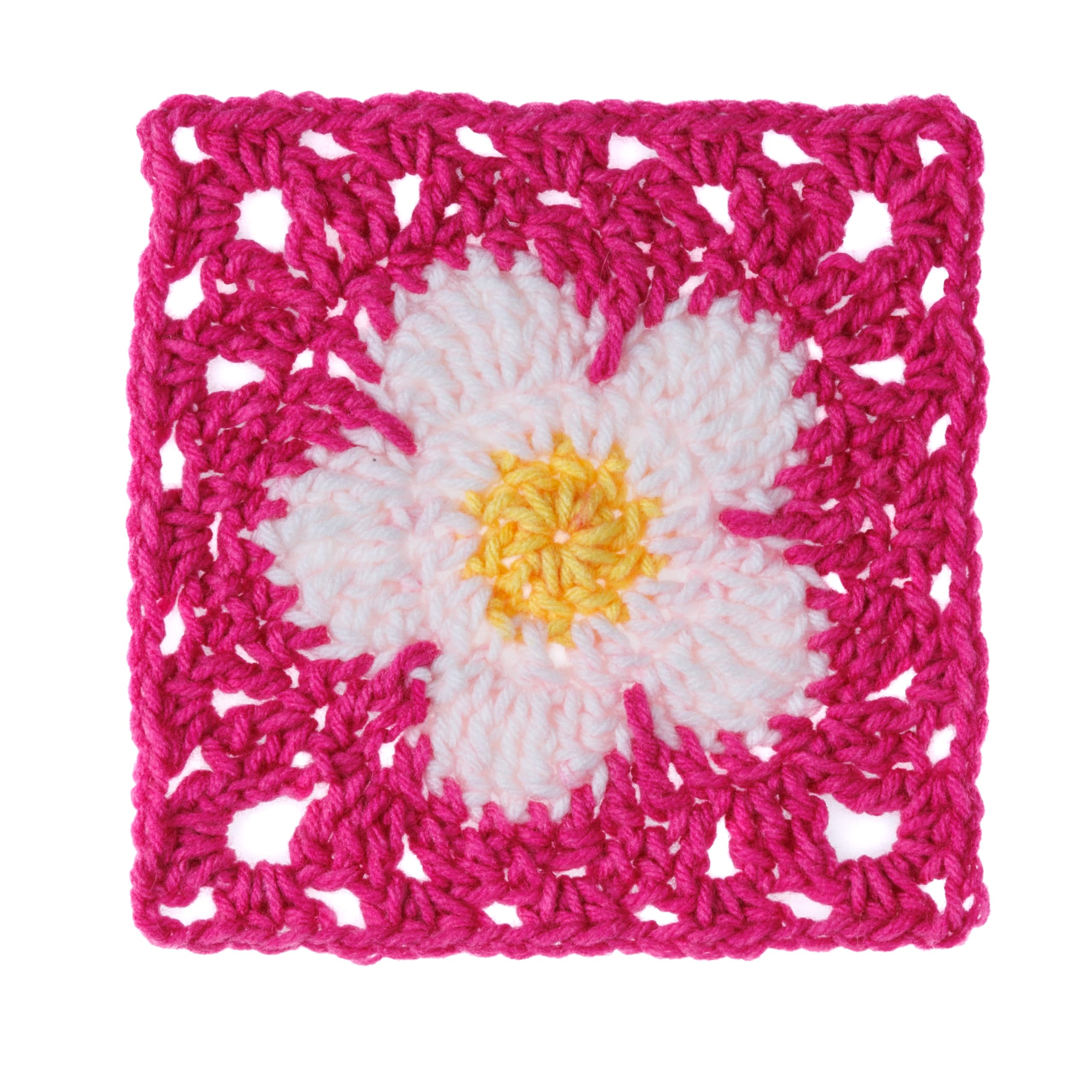 Red Heart All in ONE Flower Power Peony pop Yarn - 3 Pack of 8.8oz/250g - 100% Acrylic - #4 Worsted (Medium) - 440 Yards - Knitting/Crochet
