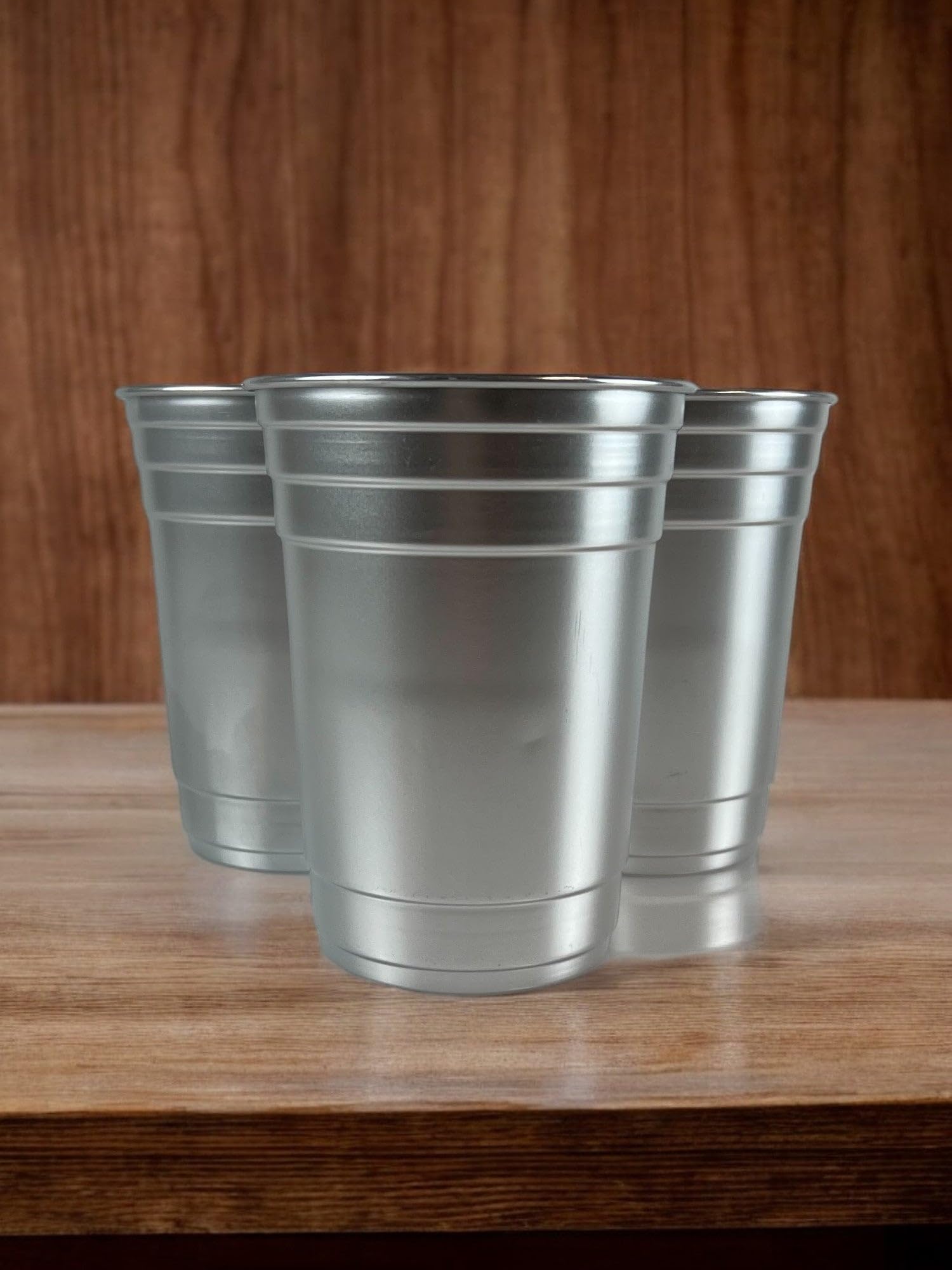 Hogg 16oz Aluminum Cup Case – 25 Packs (500 Units), Recyclable Party Cups for Events and Tailgates