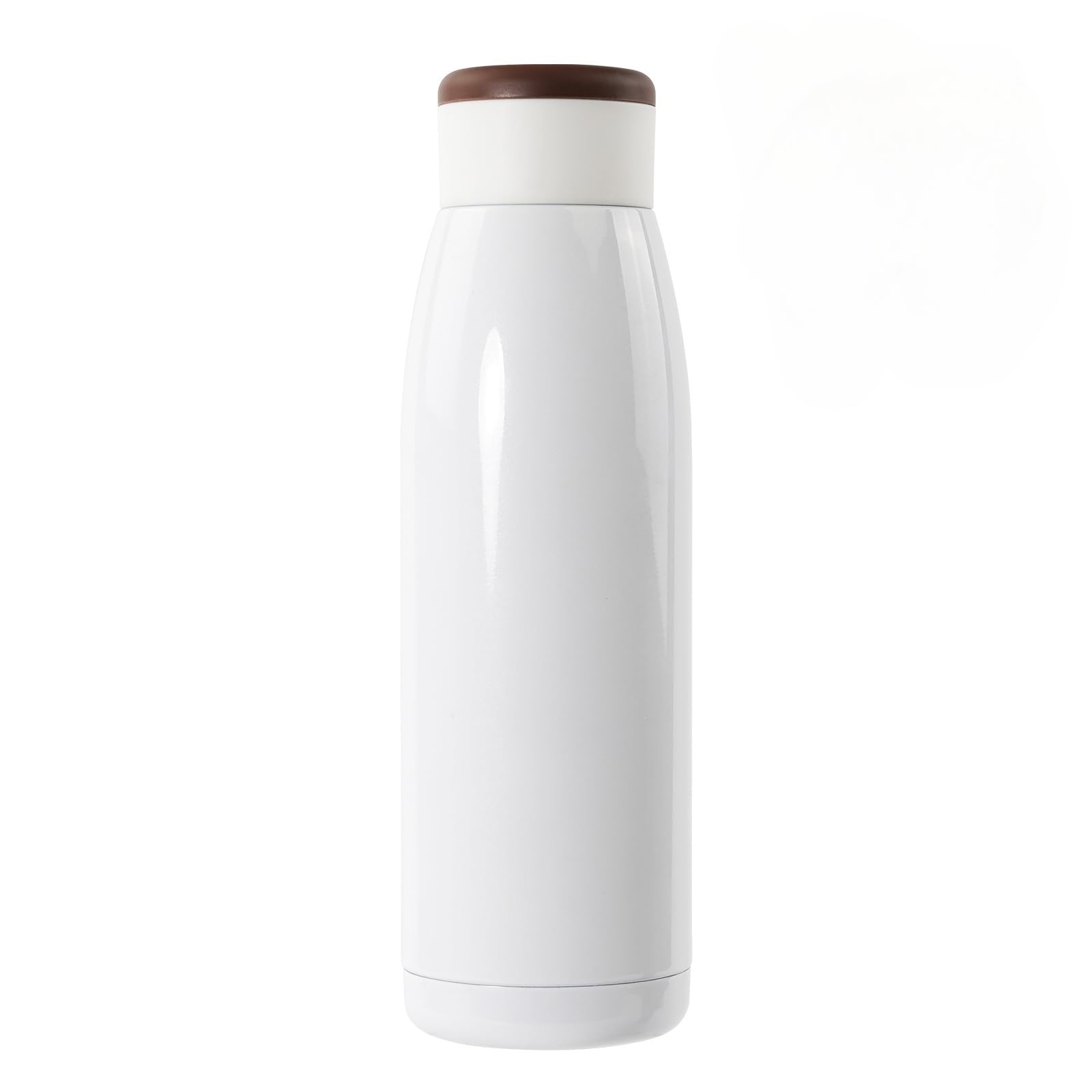 14 oz Travel Coffee Tumbler with Lid, Stainless Steel Double Walled and Vacuum Insulated Tumblers,Coffee Thermos Watter Bottle for Gift, Shake the Travel Coffe Mugto Get the Walls Cold/Hot(White)