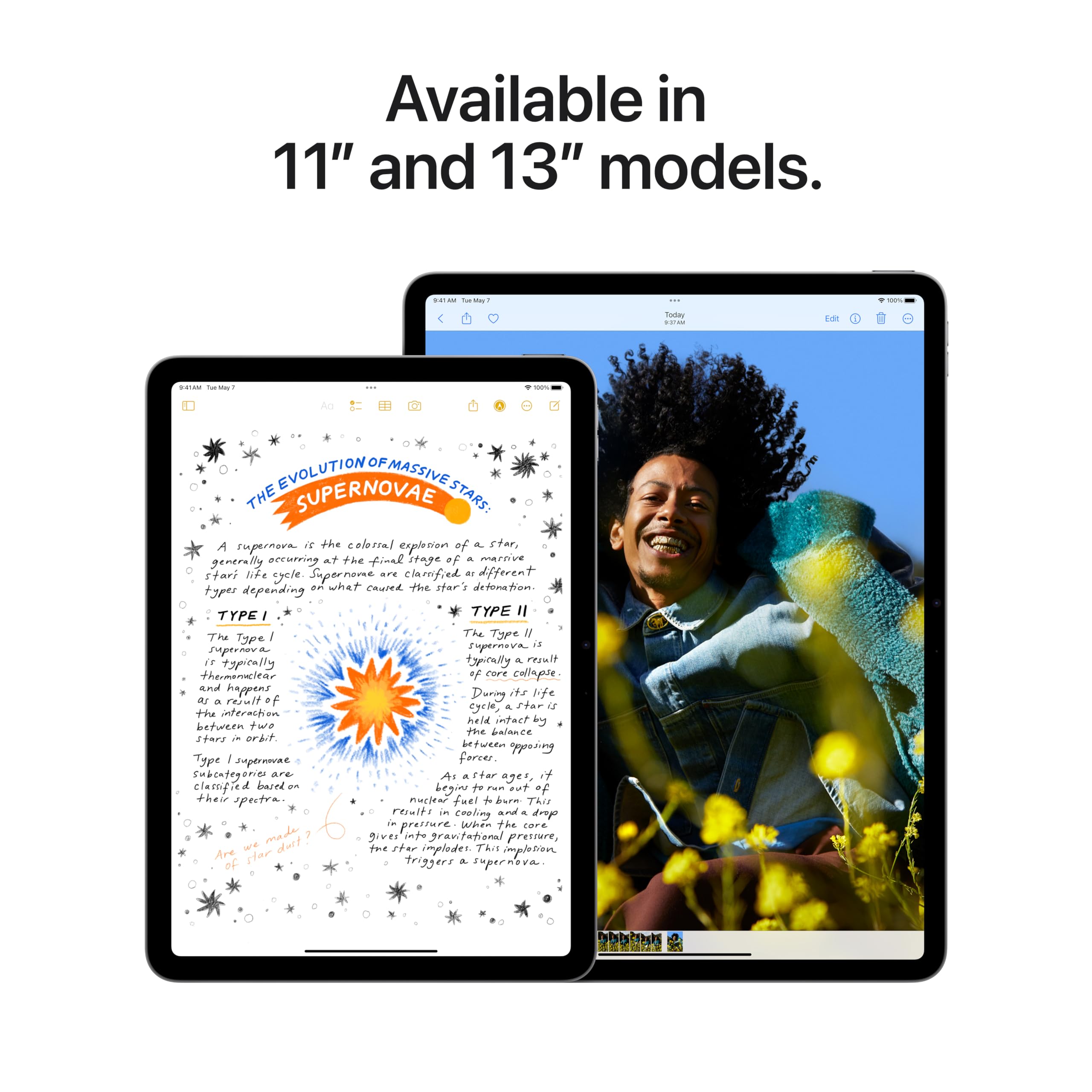 2024 Apple iPad Air (13-inch, Wi-Fi, 256GB) - Space Gray (Renewed)