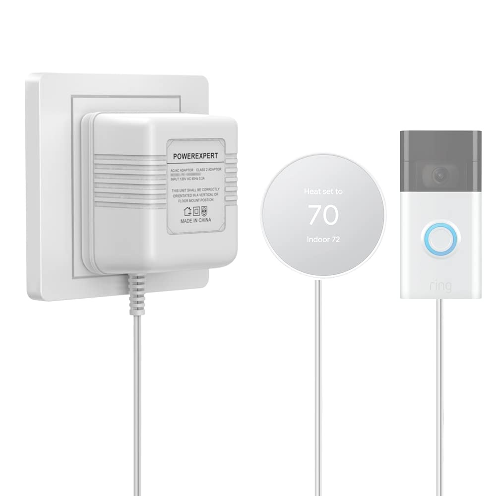 C Wire Adapter for Smart Thermostat, 24V Power Supply Charger