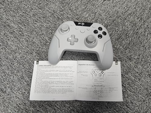 EasySMX X20 Wireless Gaming Controller with RGB Backlit, 2-Stage Hall Effect Stick, 1000Hz Polling Rate, 6-Axis Gyro on Multi-Platform, Mech Buttons- Compatible with PC/Switch/Steam/Android