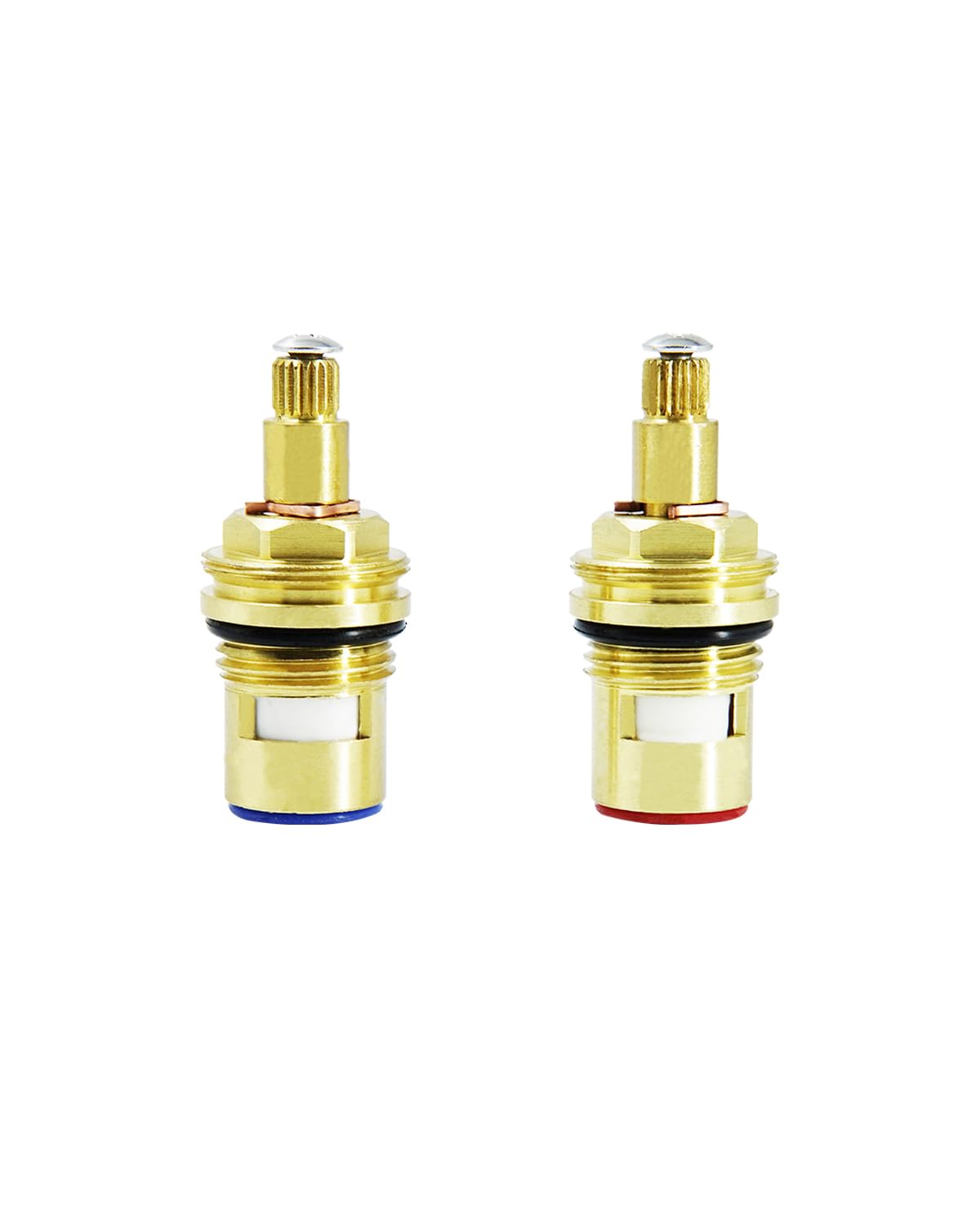 Cold Hot Faucet Cartridge Fit for hansgrohe Basic Set, Axor Carlton, Citterio, Steel and Terrano Valves Replace 94008000 94009000