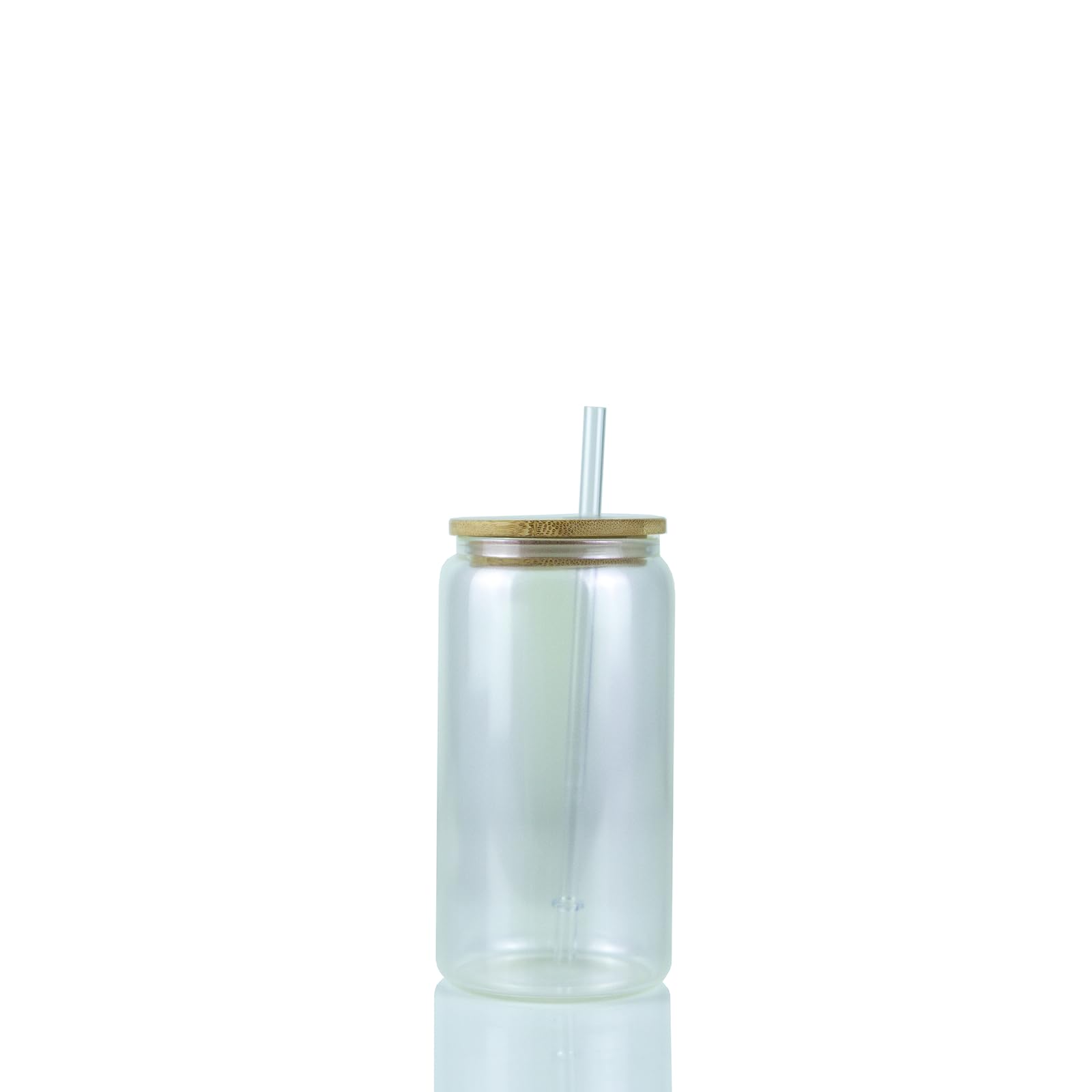 Hogg 16oz Frosted Glass Cups - Purple Shimmer (25 Units), Bulk with Lids and Straws, Sublimation Blanks, Glass Tumbler
