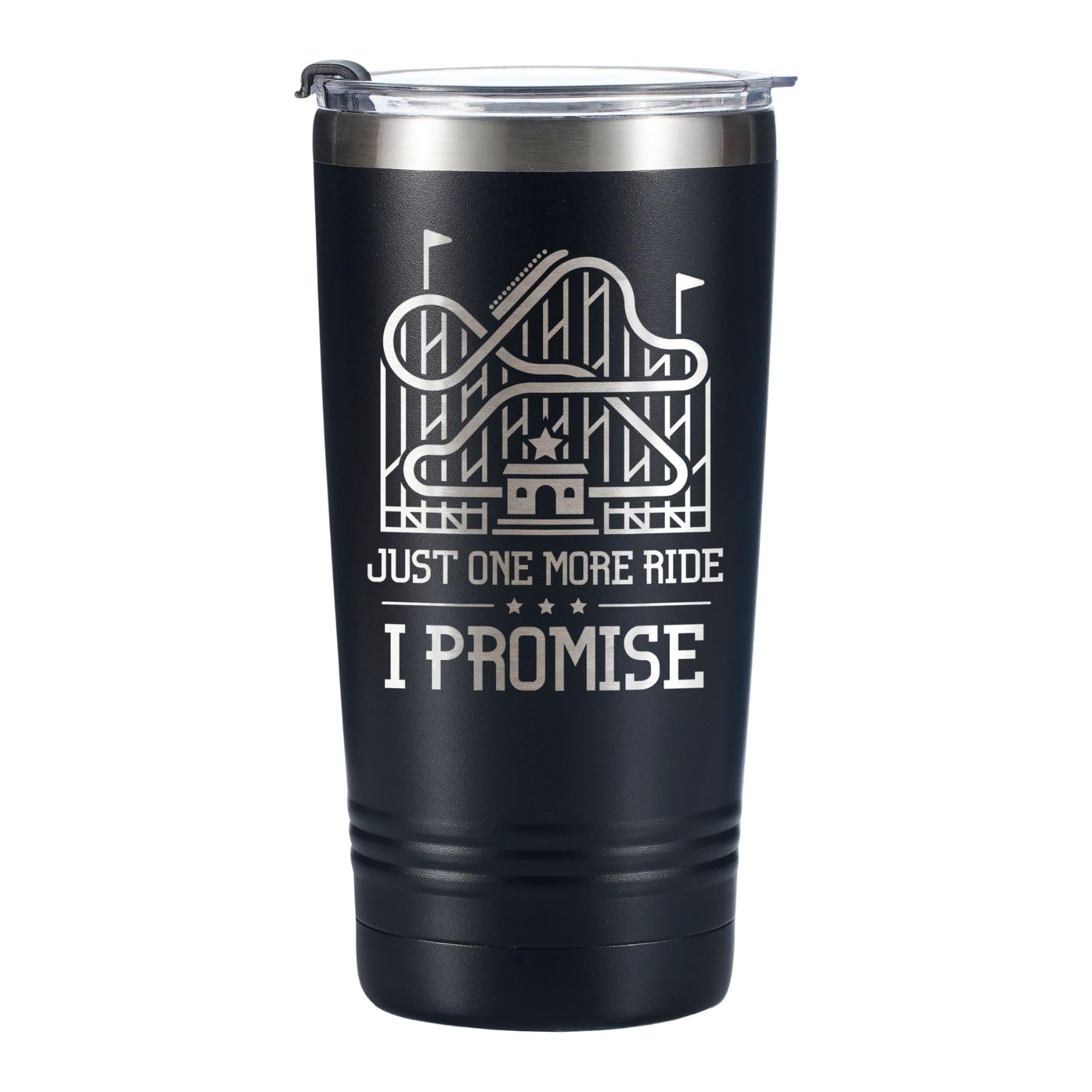 Onebttl Roller Coaster Gifts Tumbler Travel Coffee Mug, Stainless Steel Insulated with Lid 20oz/590ml