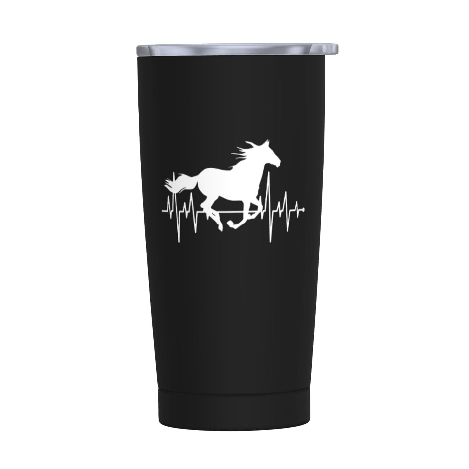 Yipaidel Horse Heartbeat 20 OZ Stainless Steel Vacuum Insulated Tumblers Lids Mug, Inspirational Gifts for Sister Best Friends Coworkers, Mothers Day Christmas, Gifts for Mom From Daughter