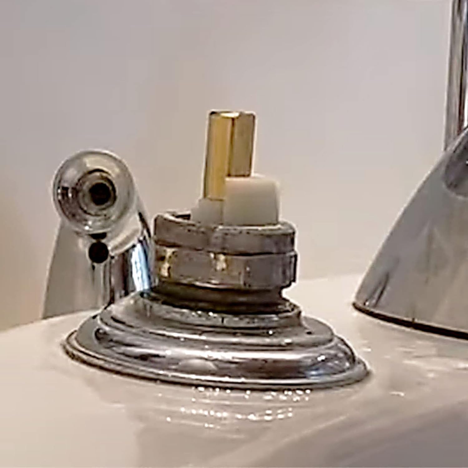 RP25513 RP24096 Faucet Stem Assembly Compatible with Delta Two Handle Faucet Repair Kit with RP4993 Seat and Spring (2)