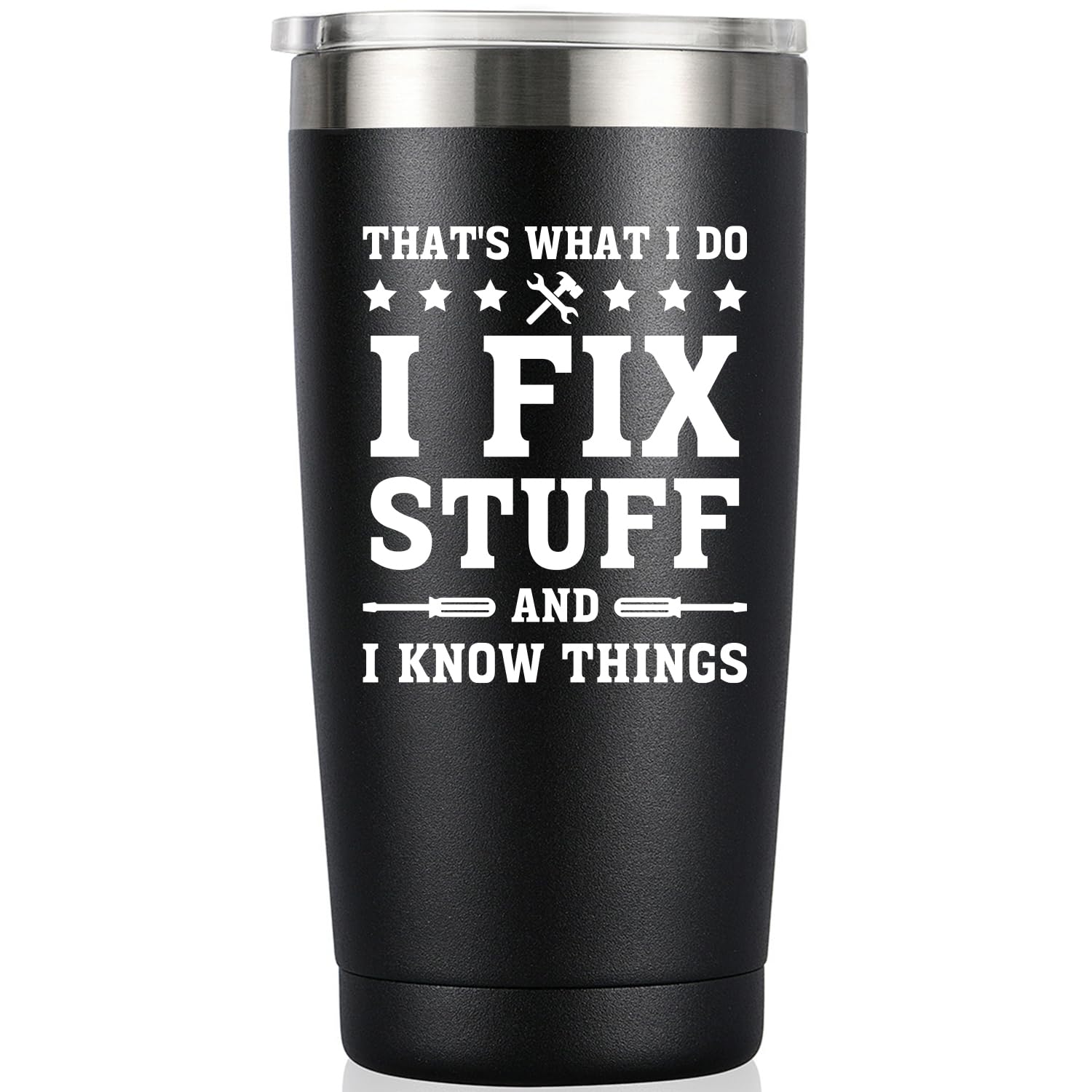 MASGALACC Funny Gag Gifts for Men - Fathers Day, Birthday Gift for Dad from Daughter Son, Him, Husband, Grandpa, Uncle, Cool Stuff for Men Christmas - 20 oz Stainless Steel Tumbler
