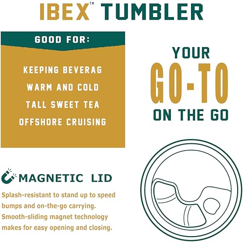 iBEX Tumbler 20 oz Stainless Steel Vacuum Insulated Tumbler With Magnetic Slider Lid (Grey)