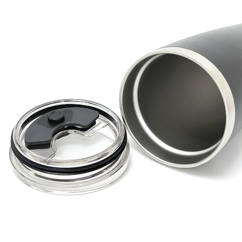 iBEX Tumbler 20 oz Stainless Steel Vacuum Insulated Tumbler With Magnetic Slider Lid (Grey)
