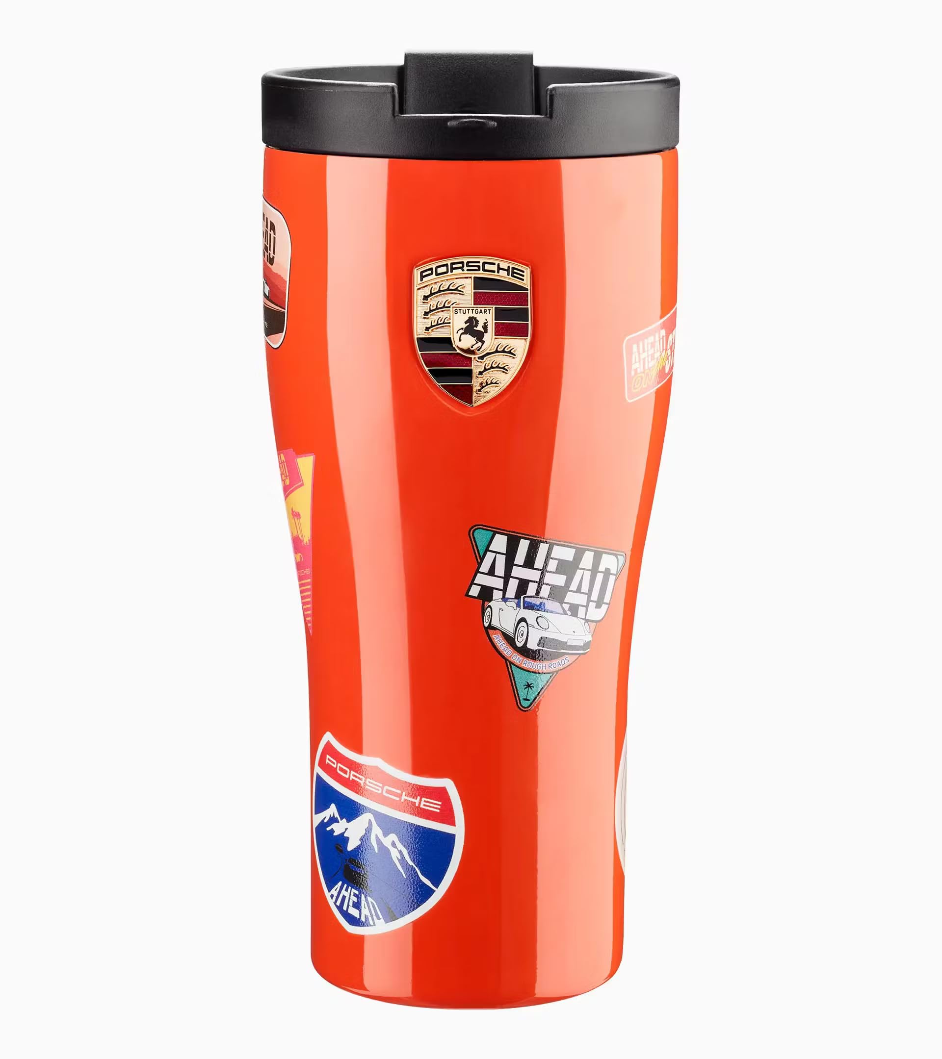 Porsche Ahead Orange Thermal Mug