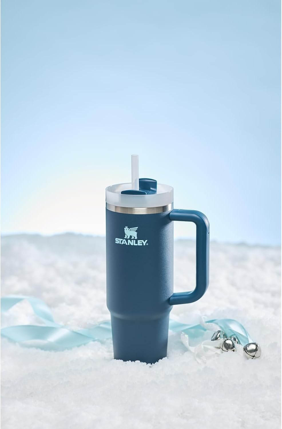 Stanley Quencher H2.0 Tumbler with Handle and Straw 30 oz | Flowstate 3-Position Lid | Cup Holder Compatible for Travel | Insulated Stainless Steel Cup | BPA-Free | Stargaze