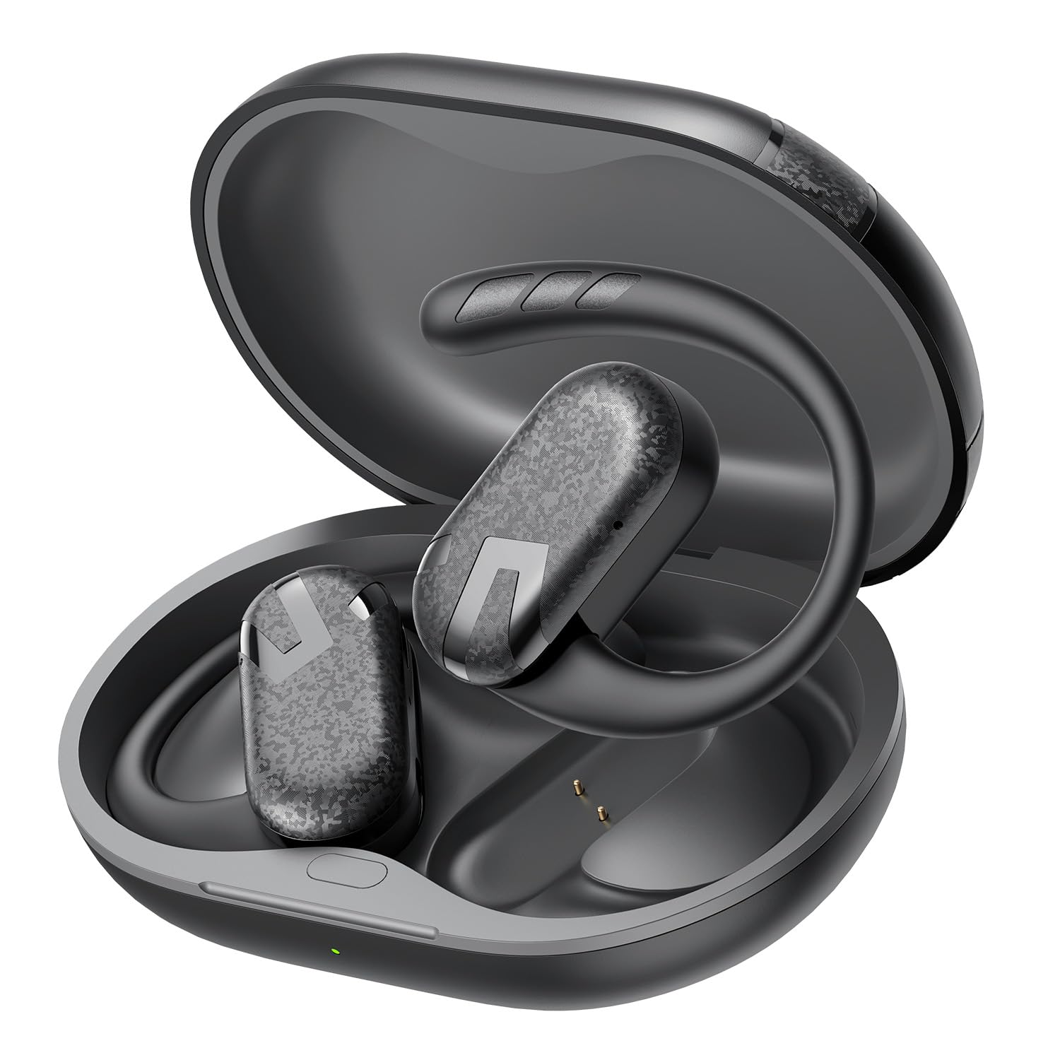 SoundPEATS Breezy Open Ear Headphones, 40Hrs Playtime, 90° Adjustable Wireless Earbuds, Bluetooth 5.4 Earphones, 12mm Drivers, 4 Mics with AI Call Noise Cancellation