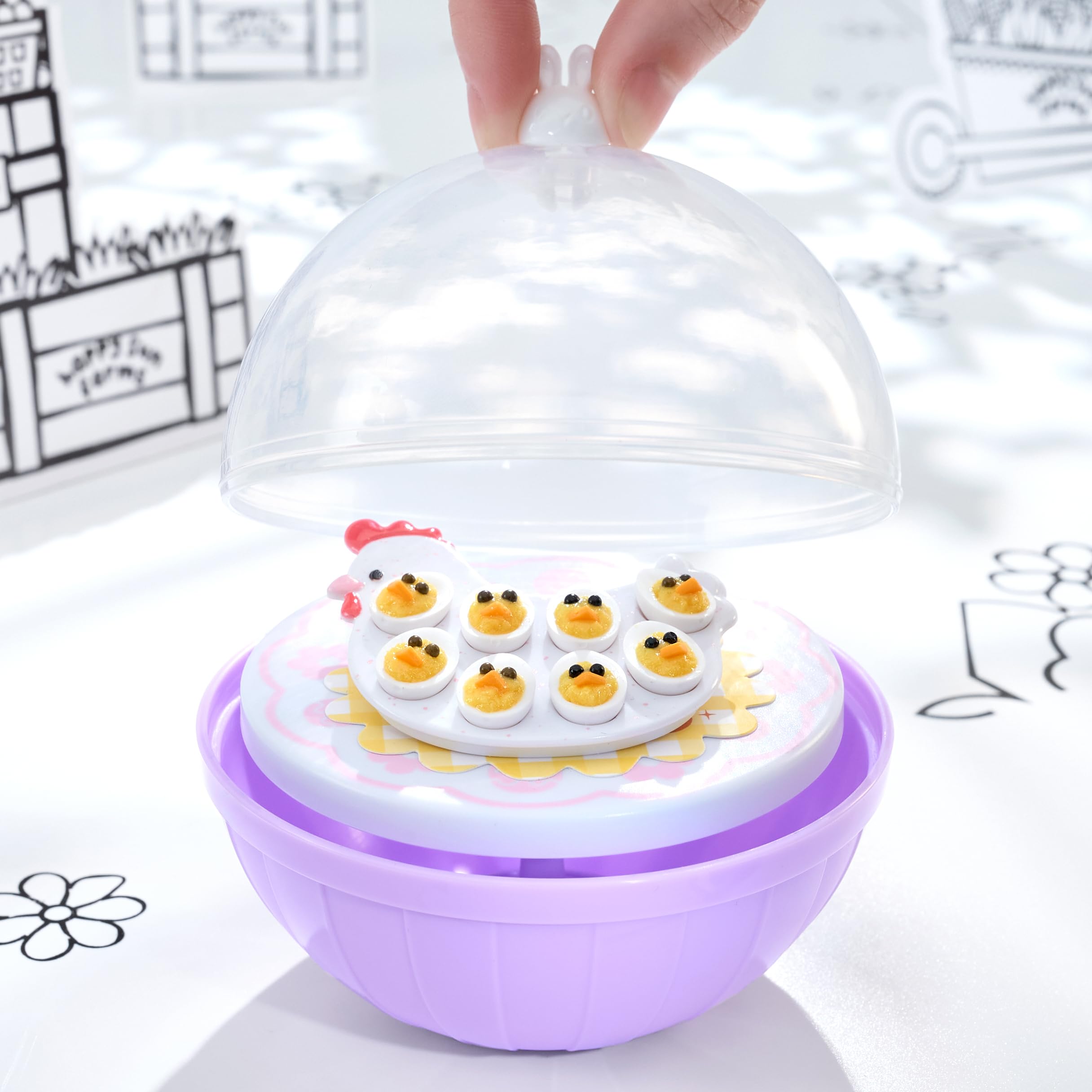 MGA's Miniverse Make It Mini Make It Mini Spring (3 Pack) - Spring, Seasonal, Easter, Blind Pack, DIY, Crafts, Activity, Resin Play, Replica Food, NOT Edible, Collectors, 8+