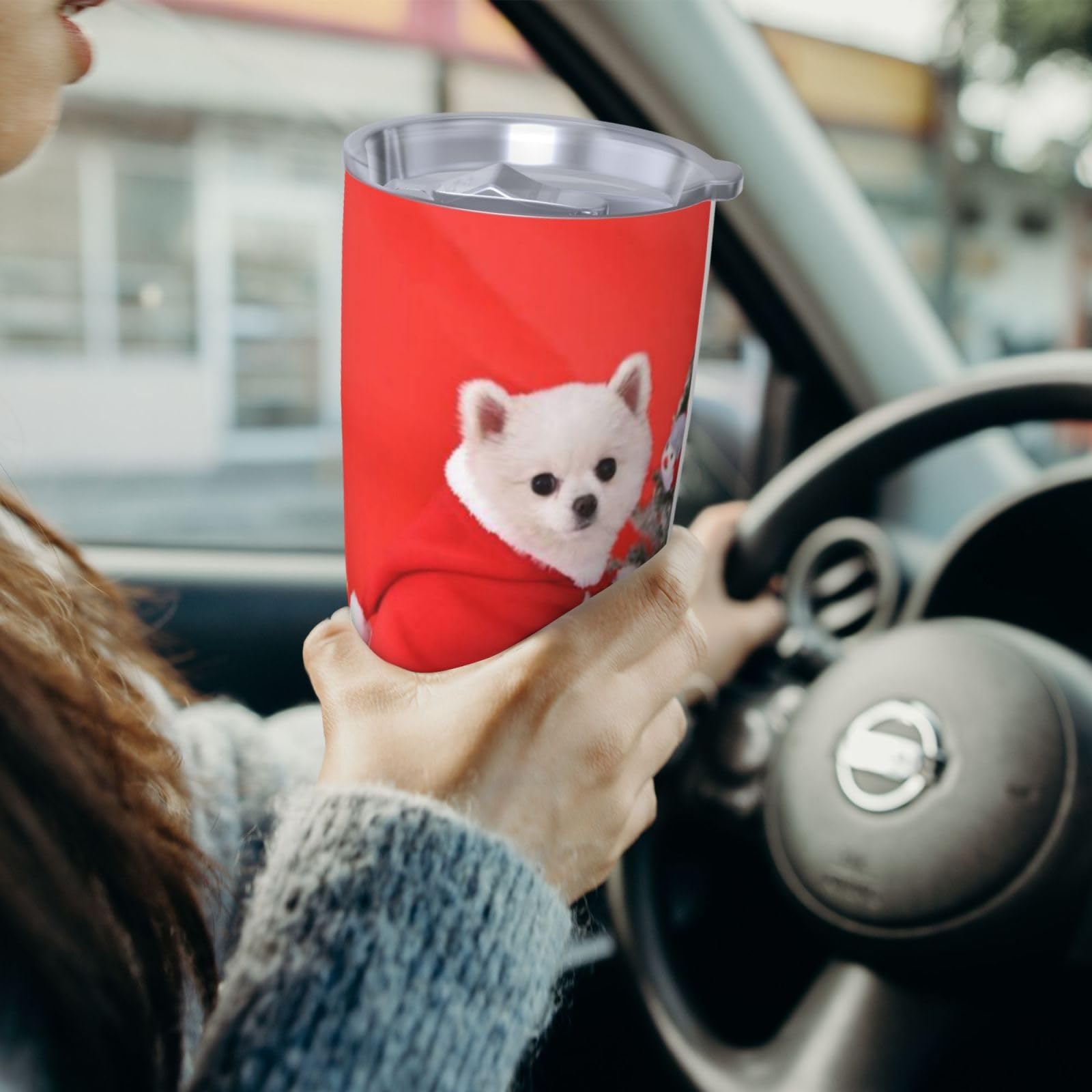 Customized Stainless Steel Tumblers with Picture Text Logo, Personalized Name Tumbler for Office Home Travel Car, Custom Mug with Straw Three-piece set, Personalized Gifts for Mom Dad Lover