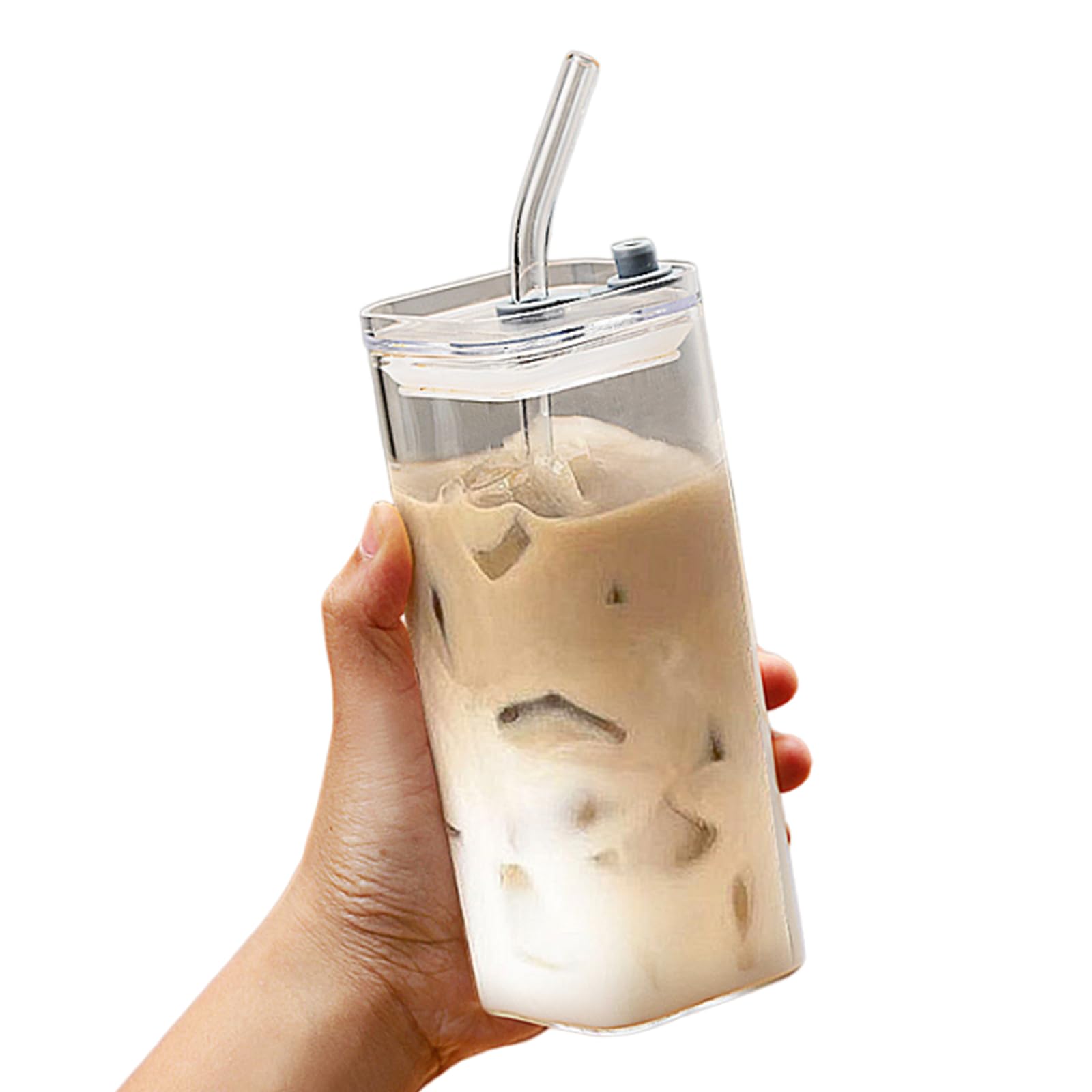 Glass Straw Water Beverage Drinking Glass Texture Glass Drinkware Suitable For Party Decorations