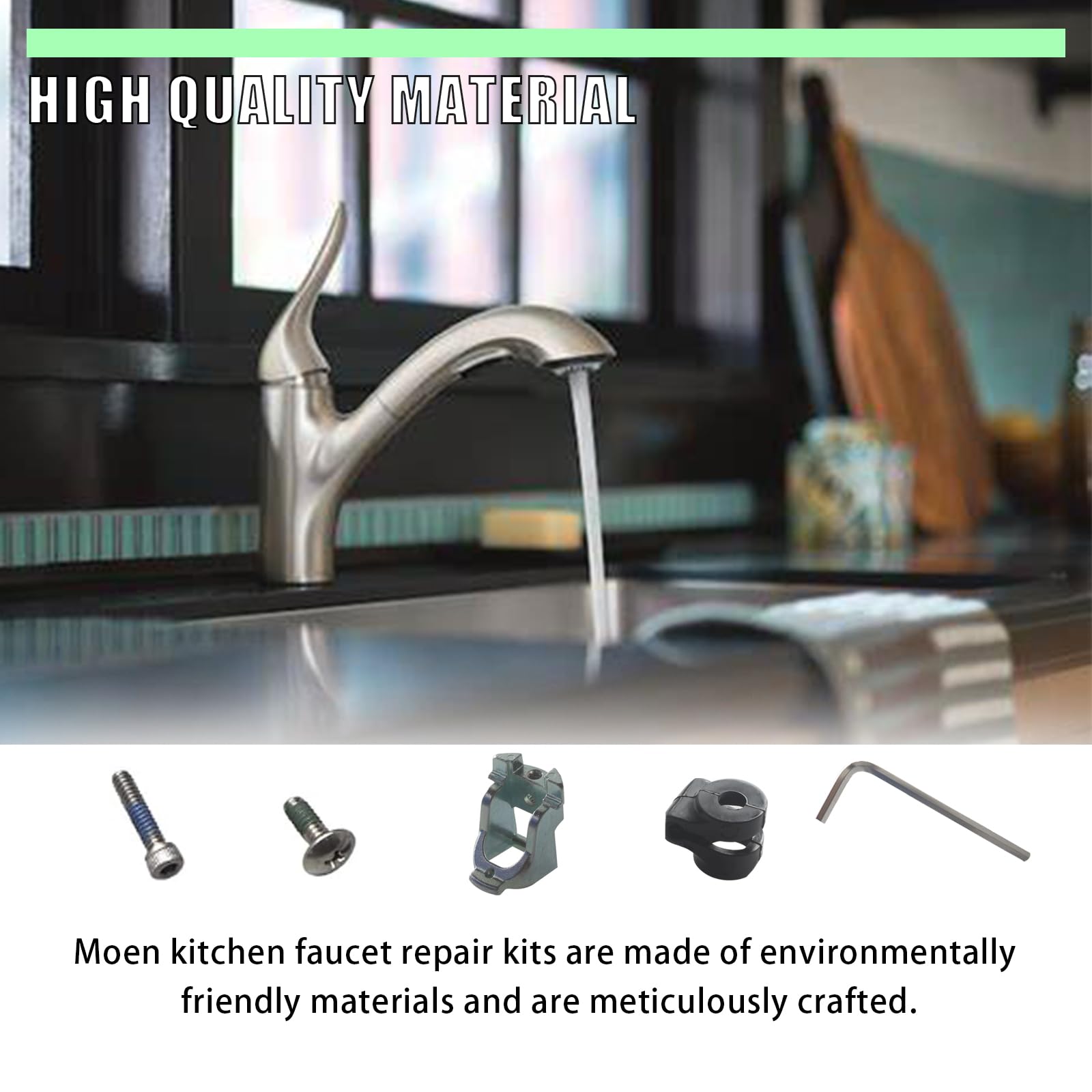 Replacement Handle Adapter Kit for Moen 100429, Single Handle Faucet Adapter Repair Kit for Moen 100429