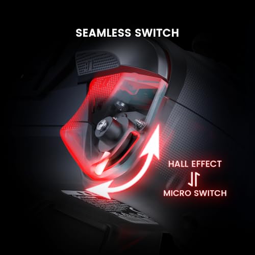 GameSir Cyclone 2 Wireless Controller - 1000Hz Polling Rate, TMR Joysticks, Hall/Micro 2-in-1 Triggers for PC/Switch/Android/iOS, PC Gaming Controller with Charging Dock (Black)