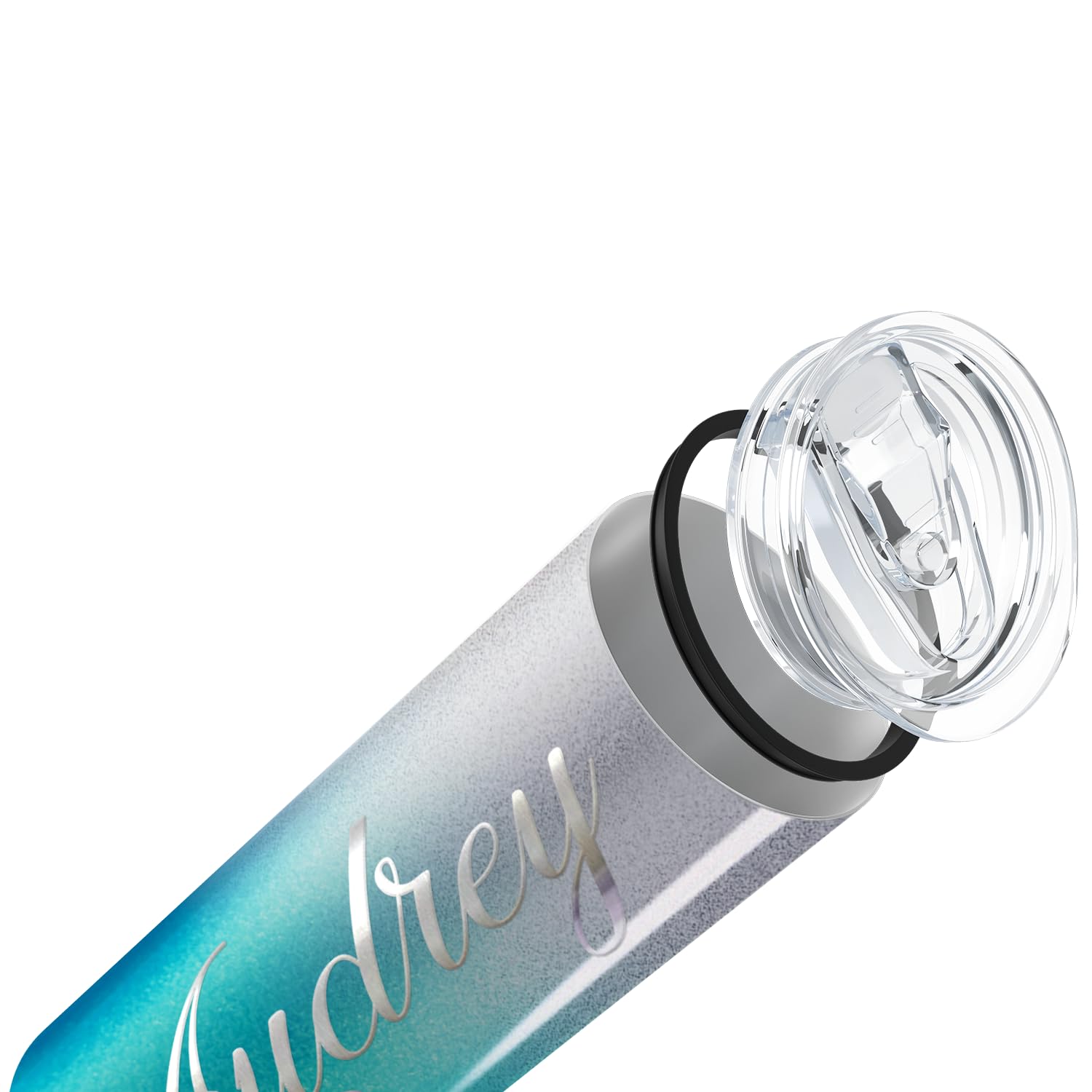 Personalized Skinny 20 oz with Lid Arctic Splash Customized Laser Engraved Cup Gift Stainless Steel Vacuum Insulated Mug