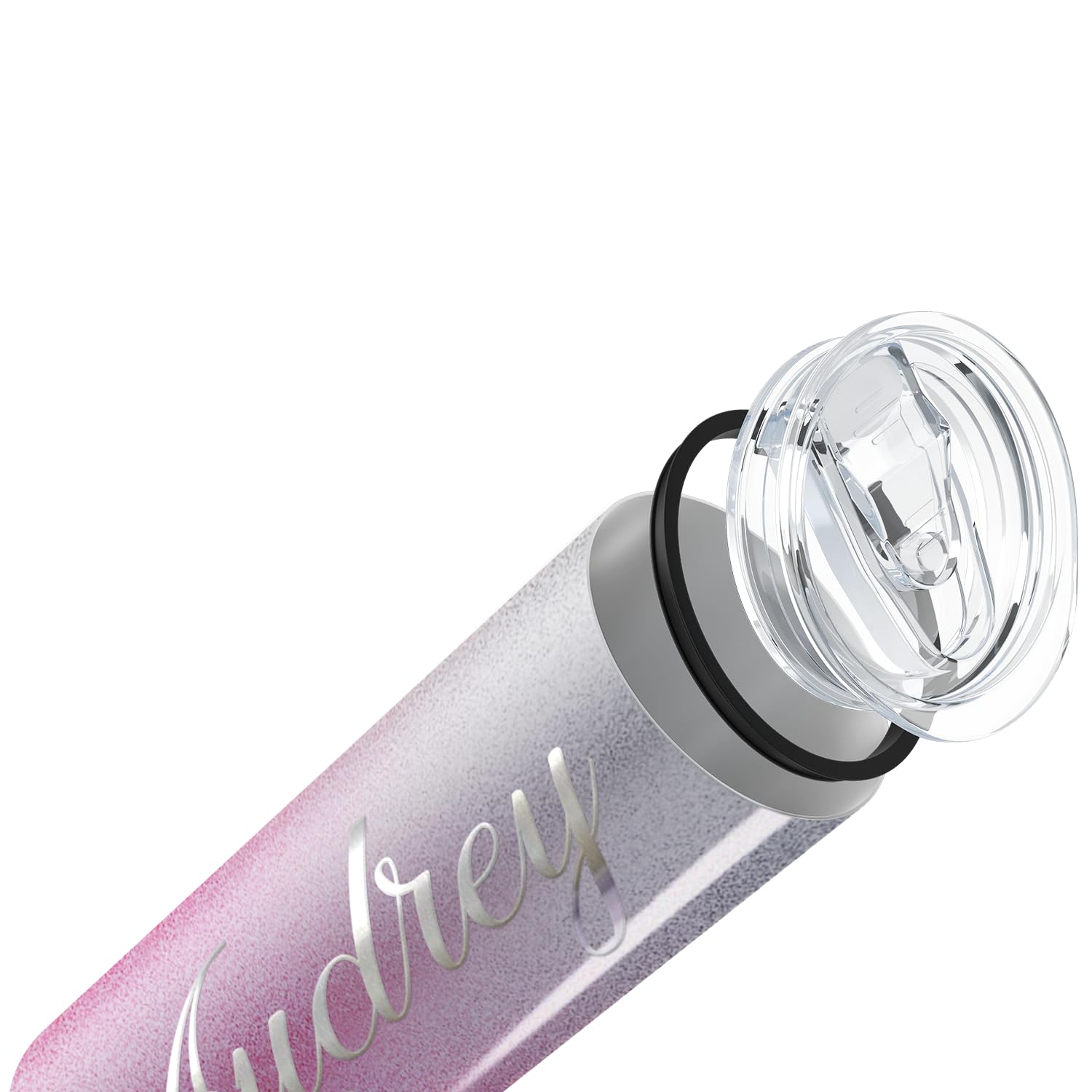 Personalized Skinny 20 oz with Lid Cherry Blossom Mist Customized Laser Engraved Cup Gift Stainless Steel Vacuum Insulated Mug