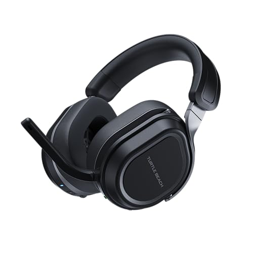 Turtle Beach Stealth 700 Gen 3 Wireless Multiplatform Amplified Gaming Headset for PS5, PS4, PC, Mobile – 60mm Drivers, AI Noise-Cancelling Mic, Bluetooth, 80-Hr Battery, Dual Transmitters – Black