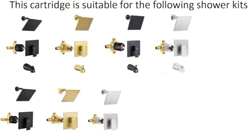 Esnbia Replacement Pressure Balance Shower Cartridge for S145 Series, 1 Pcs