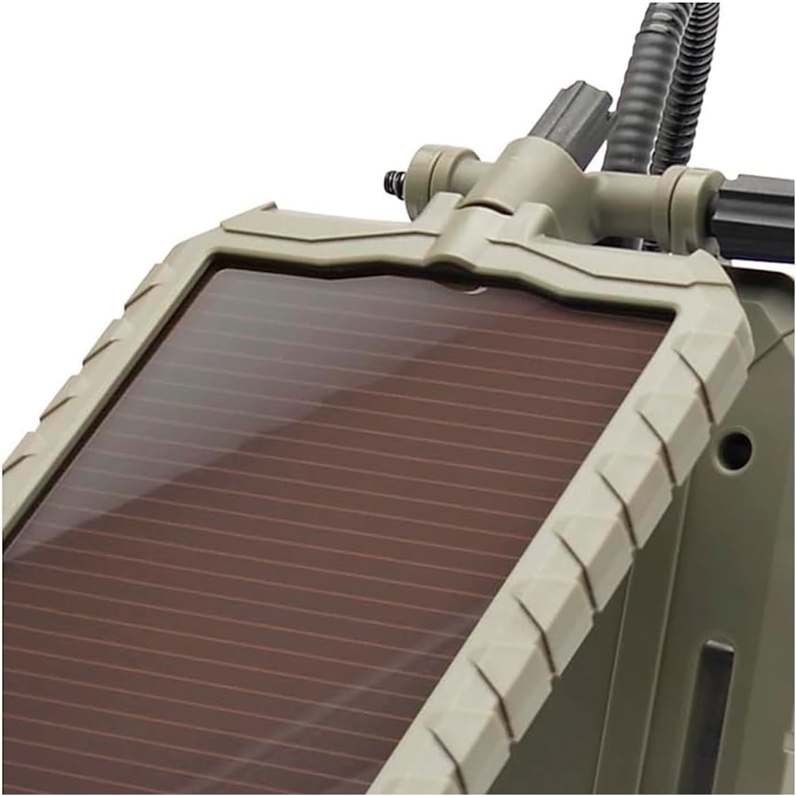 Stealth Cam Durable Sol-Pak Solar Battery 2-Pack | 12V Solar Power Panel, Rechargeable Battery & 10ft Insulated Cable | Compatible with All Wireless/Cellular Trail Cameras
