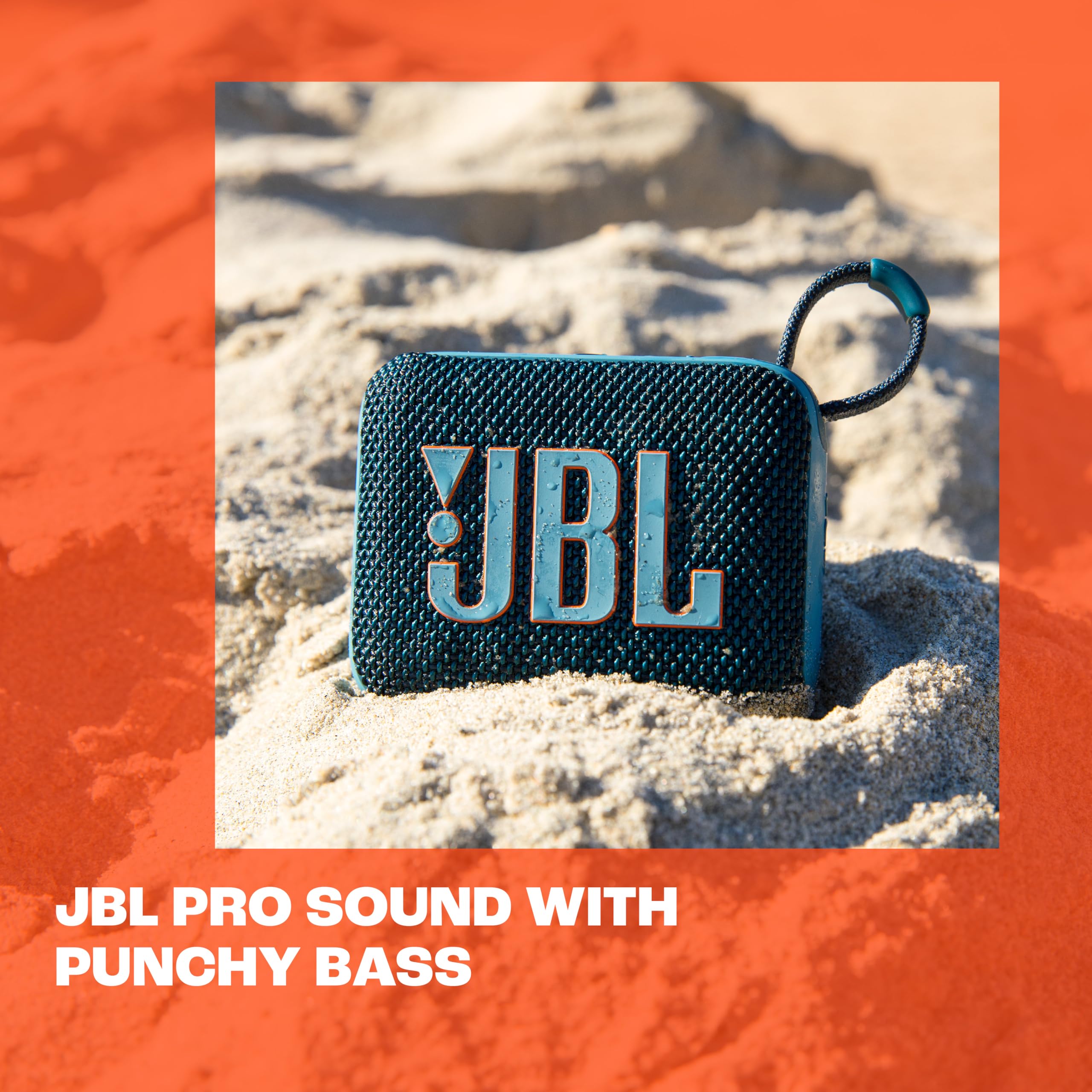 JBL JBLGO4BLUAM-Z Go 4 Portable Bluetooth Speaker, Blue - Certified Refurbished