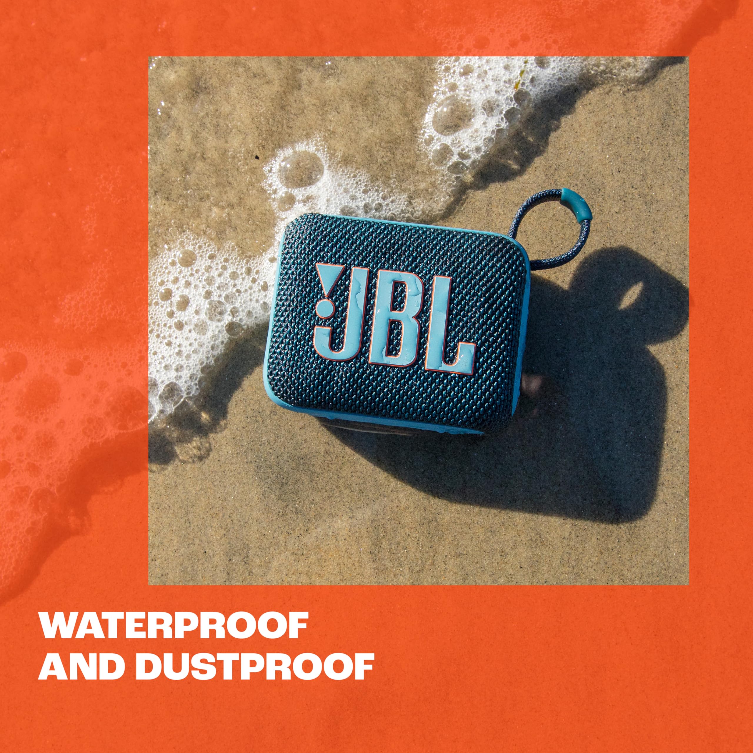 JBL JBLGO4BLUAM-Z Go 4 Portable Bluetooth Speaker, Blue - Certified Refurbished