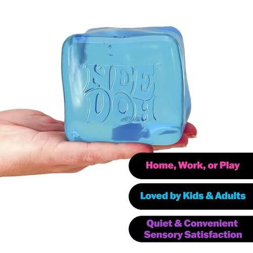 Schylling NeeDoh Nice Berg - Giant NeeDoh Nice Cube - Sensory Squeeze Toy with a Super Solid Squish - Ages 3 and Up - One Cube