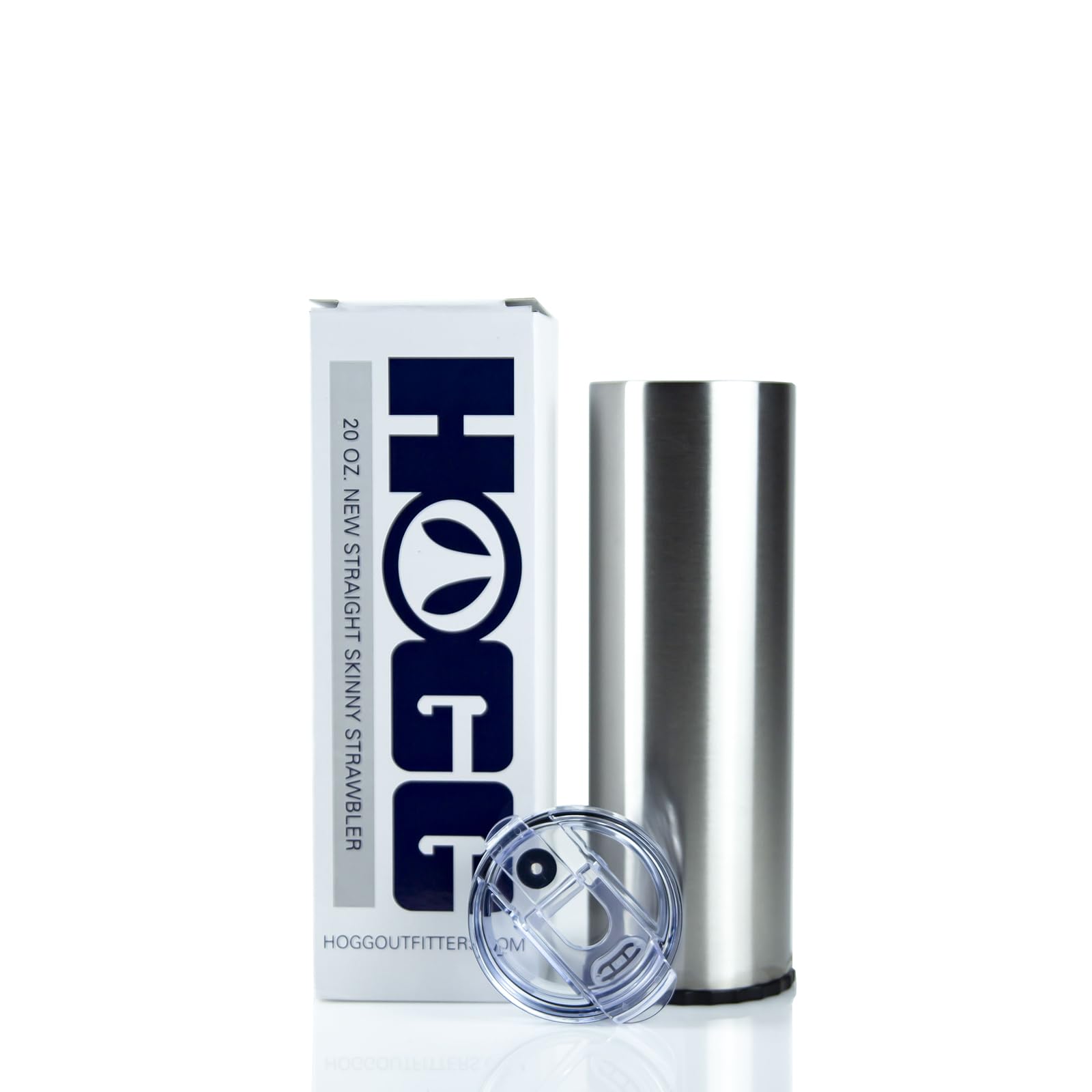 HOGG 20oz Straight Skinny Strawbler Stainless Steel Tumbler Case (25 Units) DIY, Customizable, Glitter, Epoxy, Bulk/Wholesale