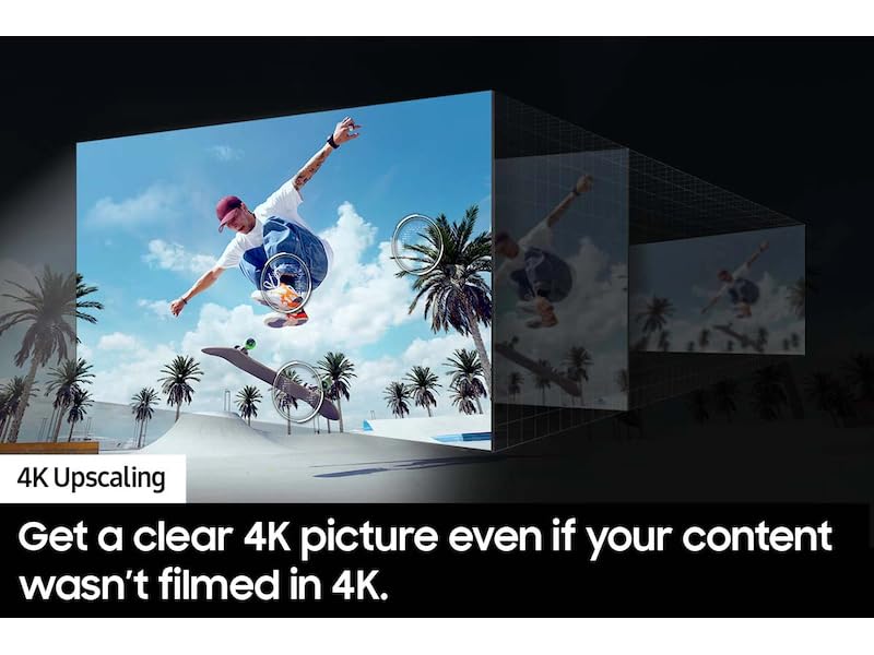 SAMSUNG 50-Inch Class DU7200B (2024) Crystal UHD 4K Smart Tizen TV PurColor | WiFi | Motion Xcelerator | Q-Symphony | Works with Bixby/Alexa/Google Assistant UN50DU7200BXZA (Renewed)