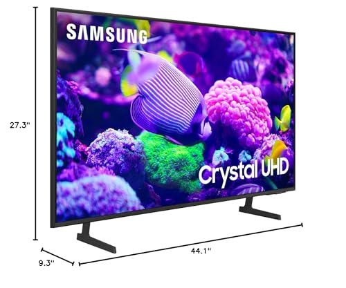 SAMSUNG 50-Inch Class DU7200B (2024) Crystal UHD 4K Smart Tizen TV PurColor | WiFi | Motion Xcelerator | Q-Symphony | Works with Bixby/Alexa/Google Assistant UN50DU7200BXZA (Renewed)